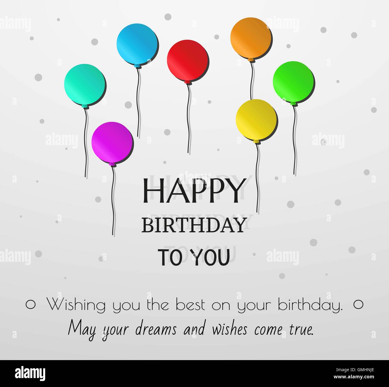 Decorative balloons party Stock Vector Images - Alamy