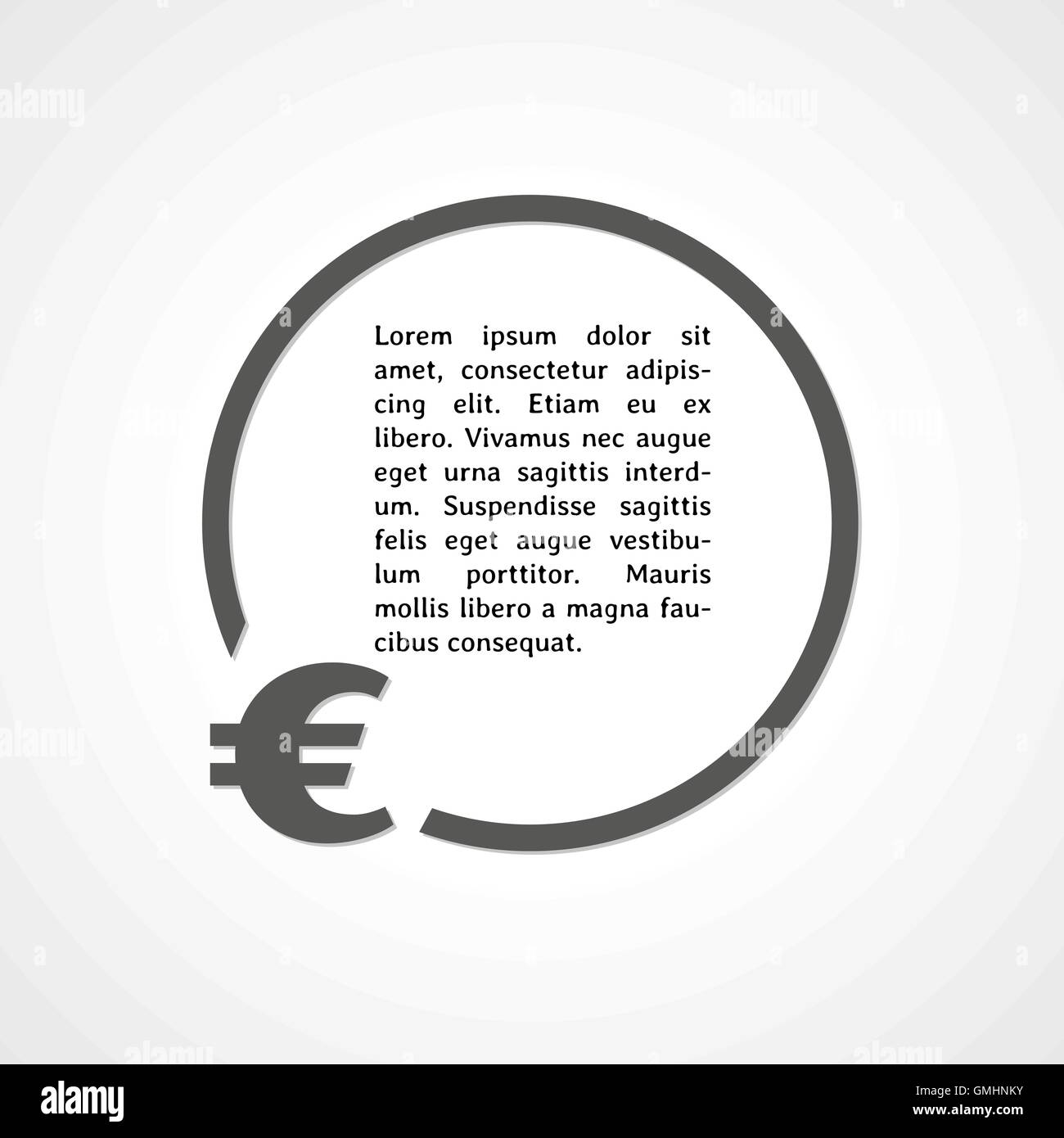 euro symbol and linear circle Stock Vector Image & Art - Alamy