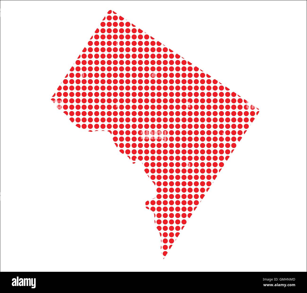 Map of dc hi-res stock photography and images - Alamy