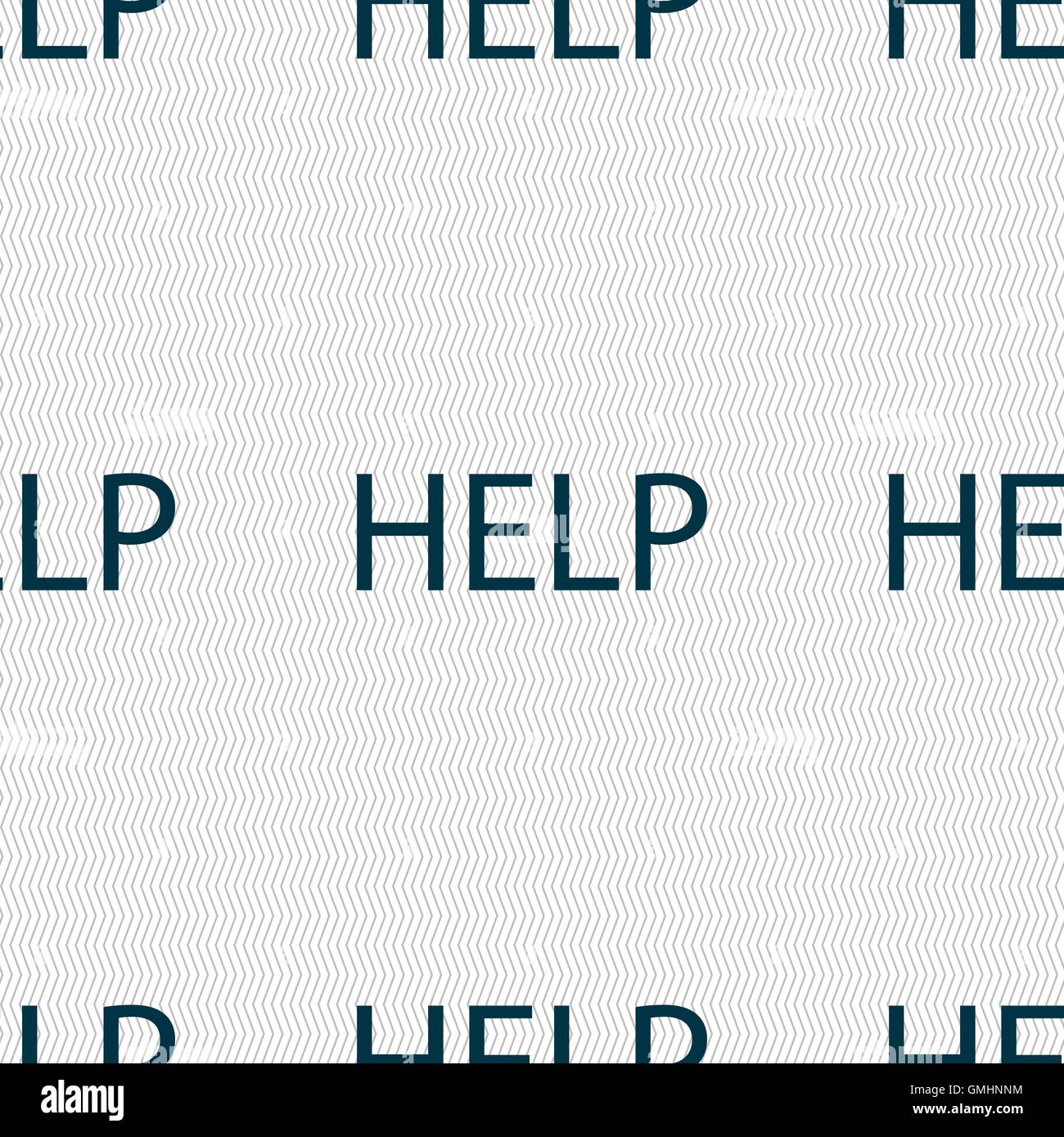 Help point sign icon. Question symbol. Seamless abstract background ...