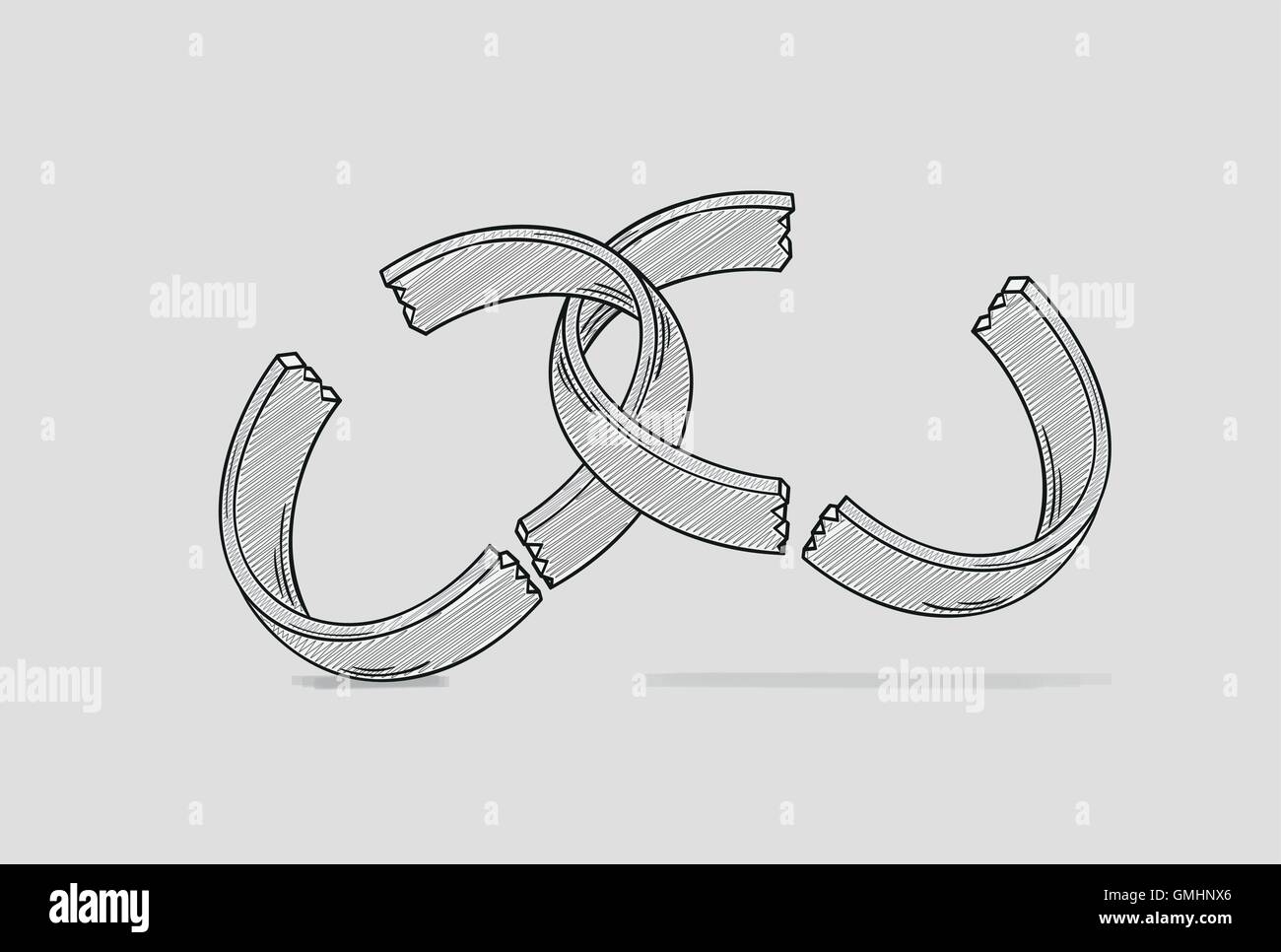 Broken ring hi-res stock photography and images - Alamy