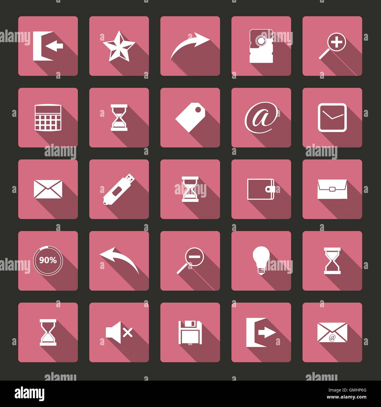 Set of web icons, vector illustration Stock Vector Image & Art - Alamy