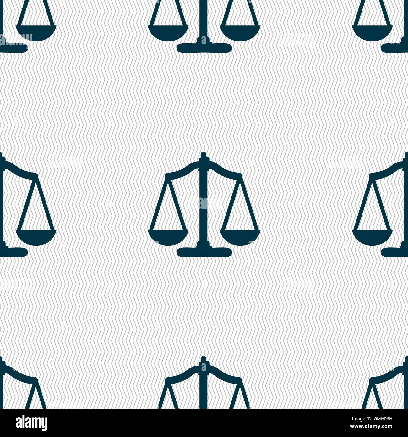 Scales balance. Seamless abstract background with geometric shapes ...