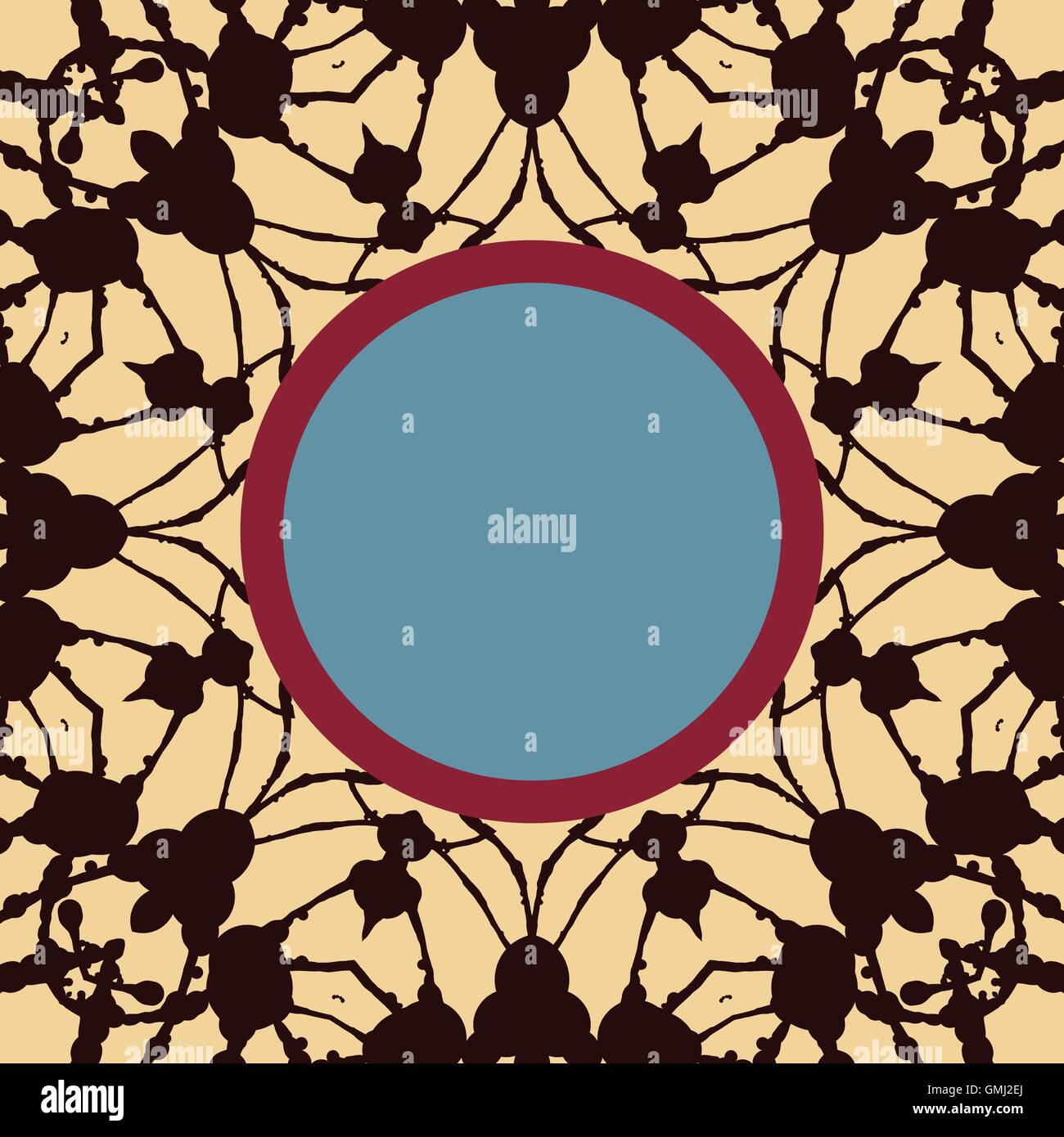 India frame work Stock Vector Images - Alamy