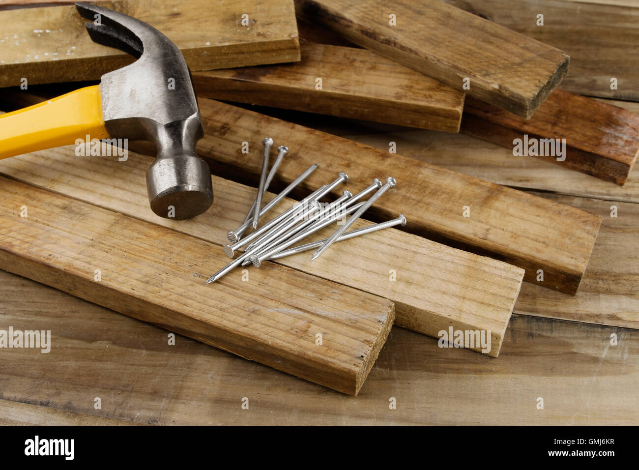 Carpentry nails hi-res stock photography and images - Alamy