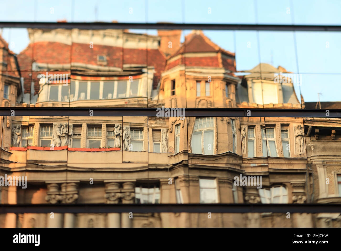 Reflections of the buildings Stock Photo - Alamy