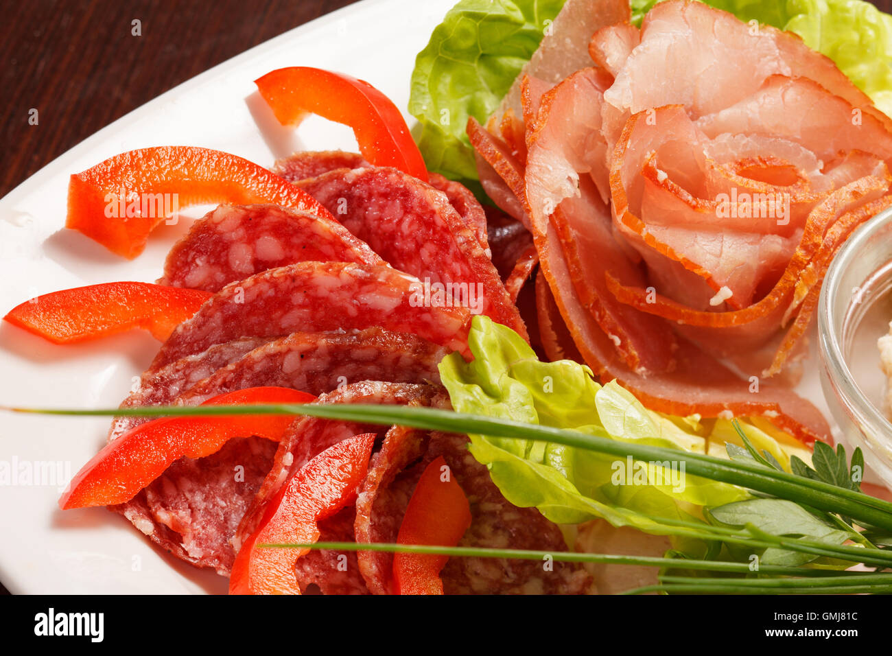 appetizer from meat Stock Photo - Alamy