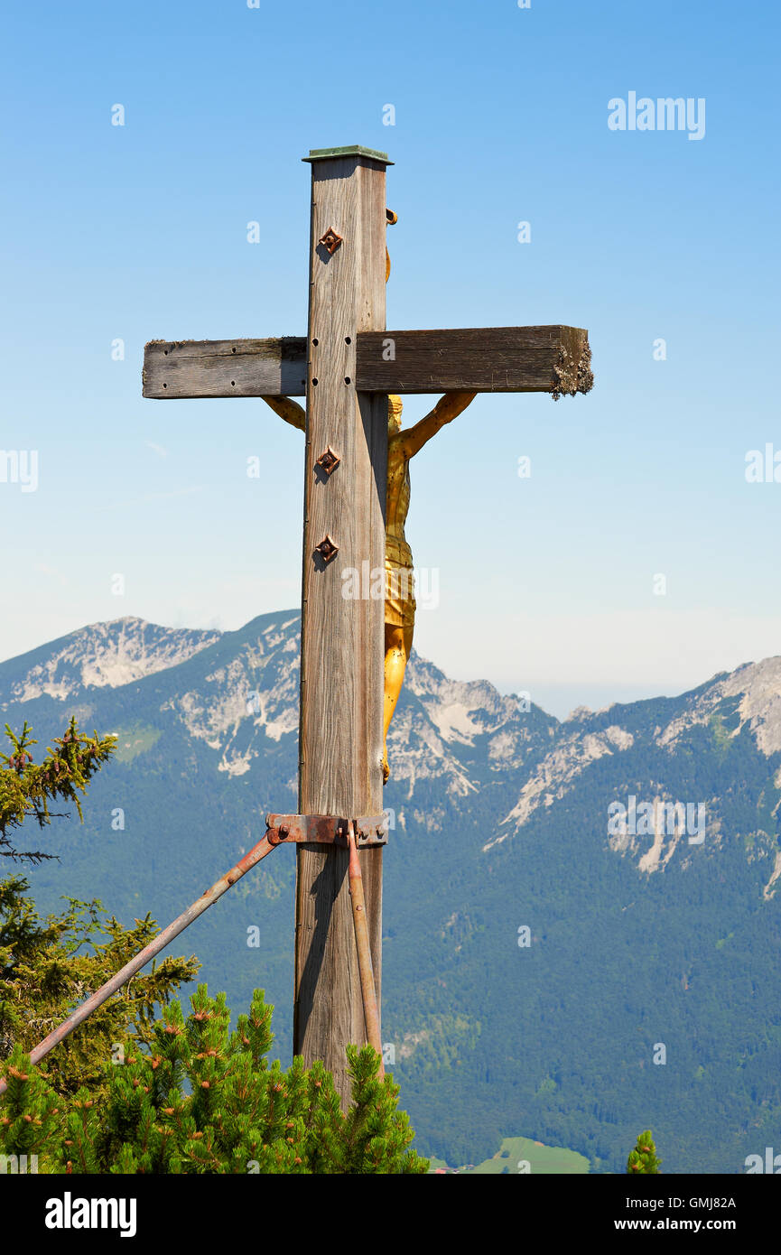 Gold crucifix hi-res stock photography and images - Alamy