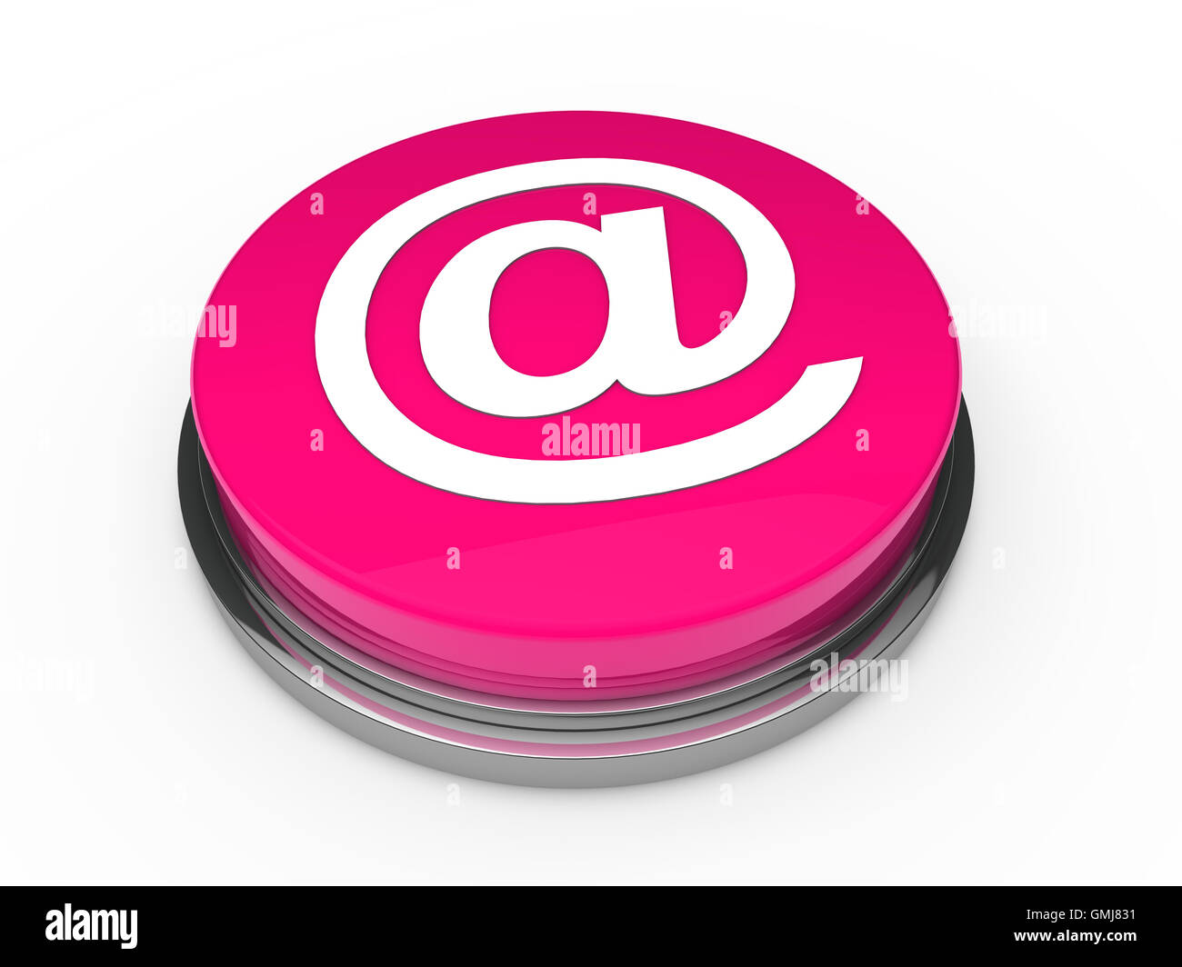 Pink 3d mail letter Cut Out Stock Images & Pictures - Alamy
