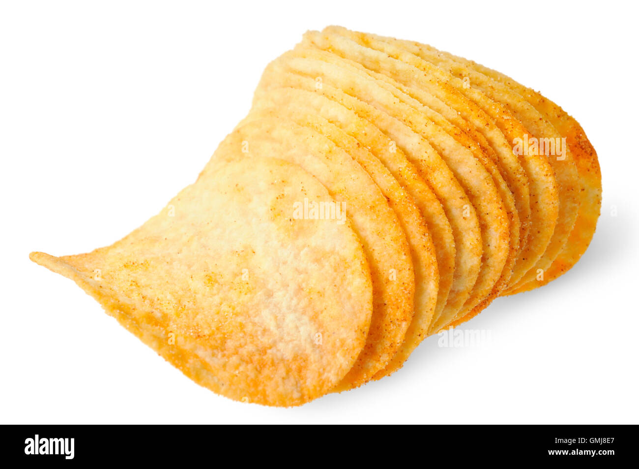Handful of potato chips Stock Photo - Alamy