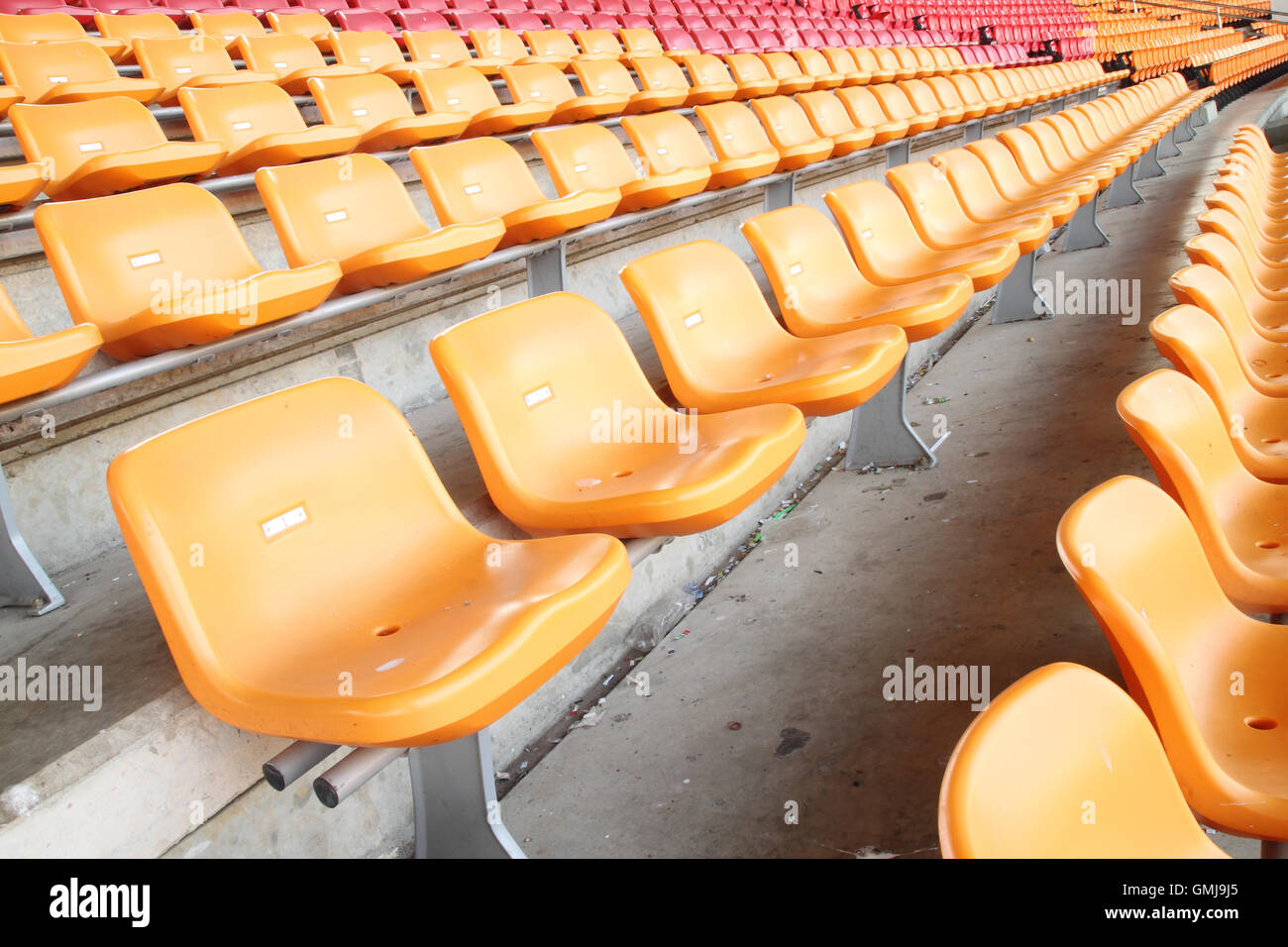 seats at sports stadium Stock Photo - Alamy