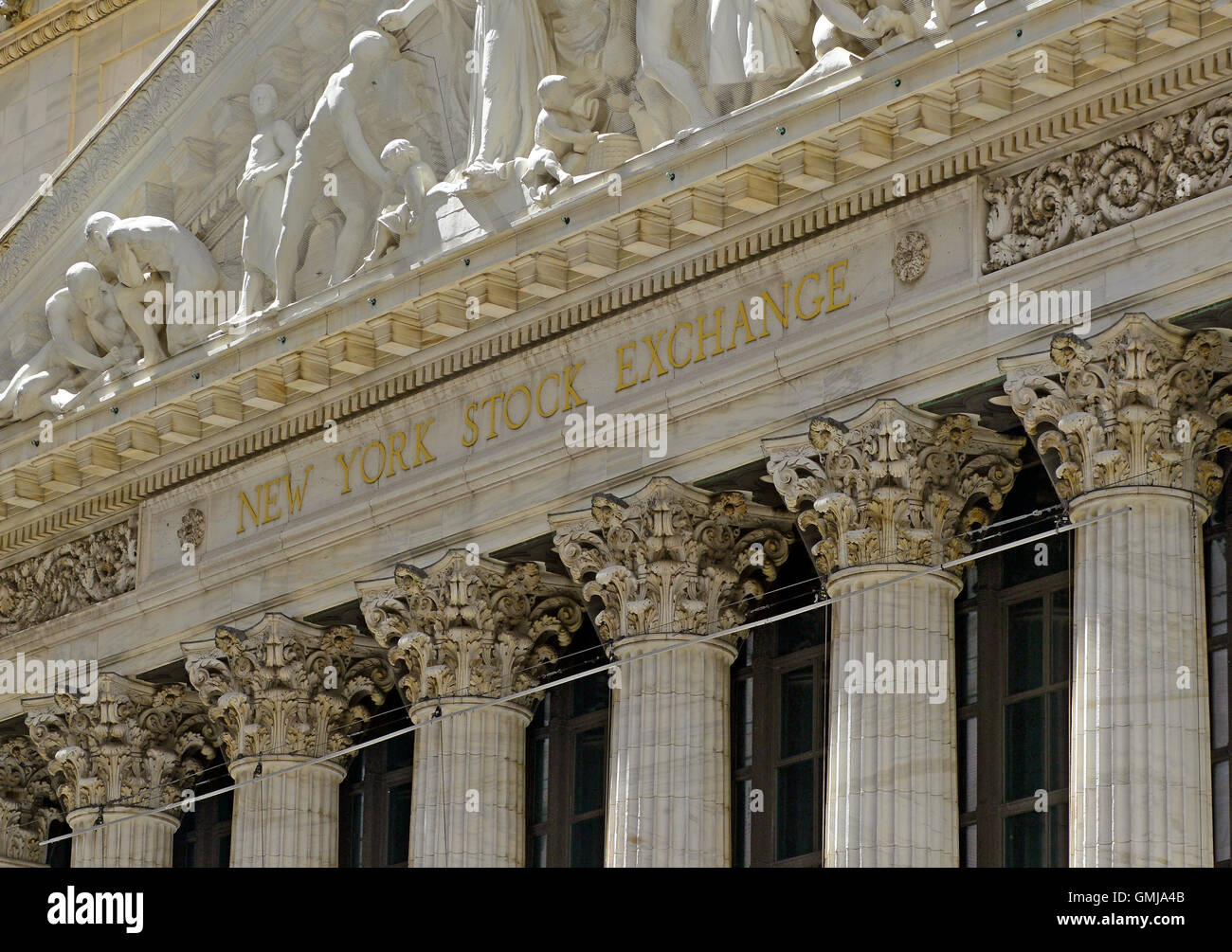 New York Stock Exchange, Manhattan Stock Photo - Alamy