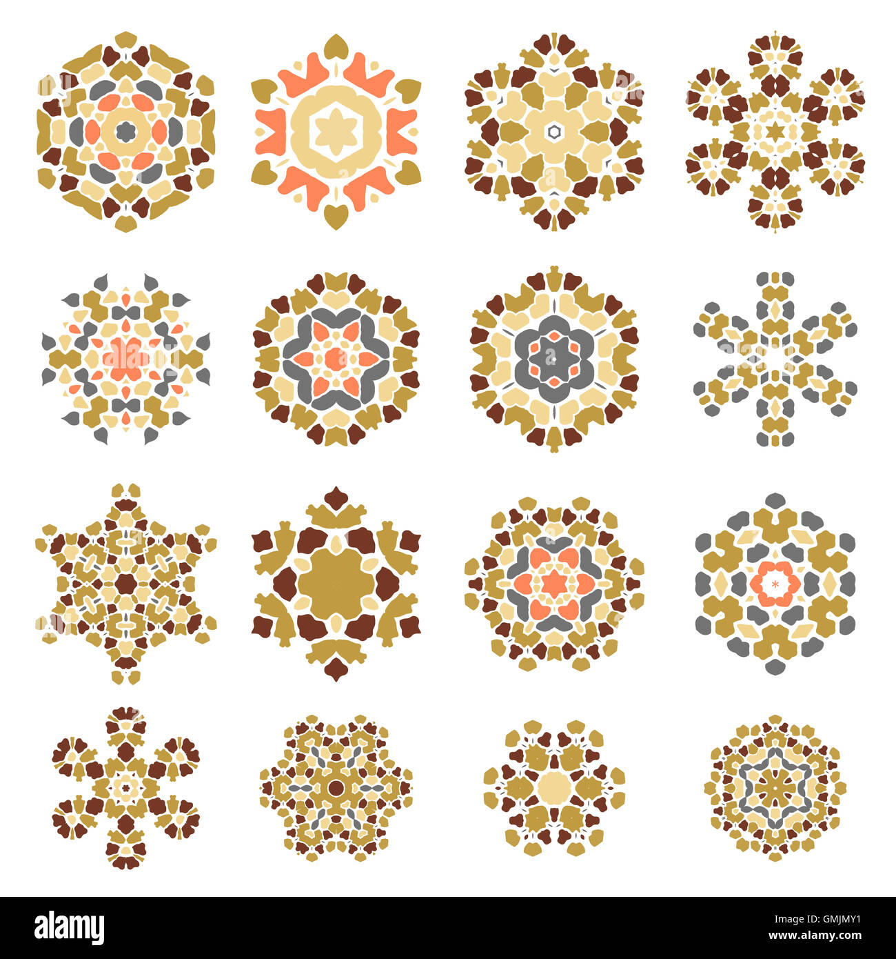 Different rosettes design hi-res stock photography and images - Alamy