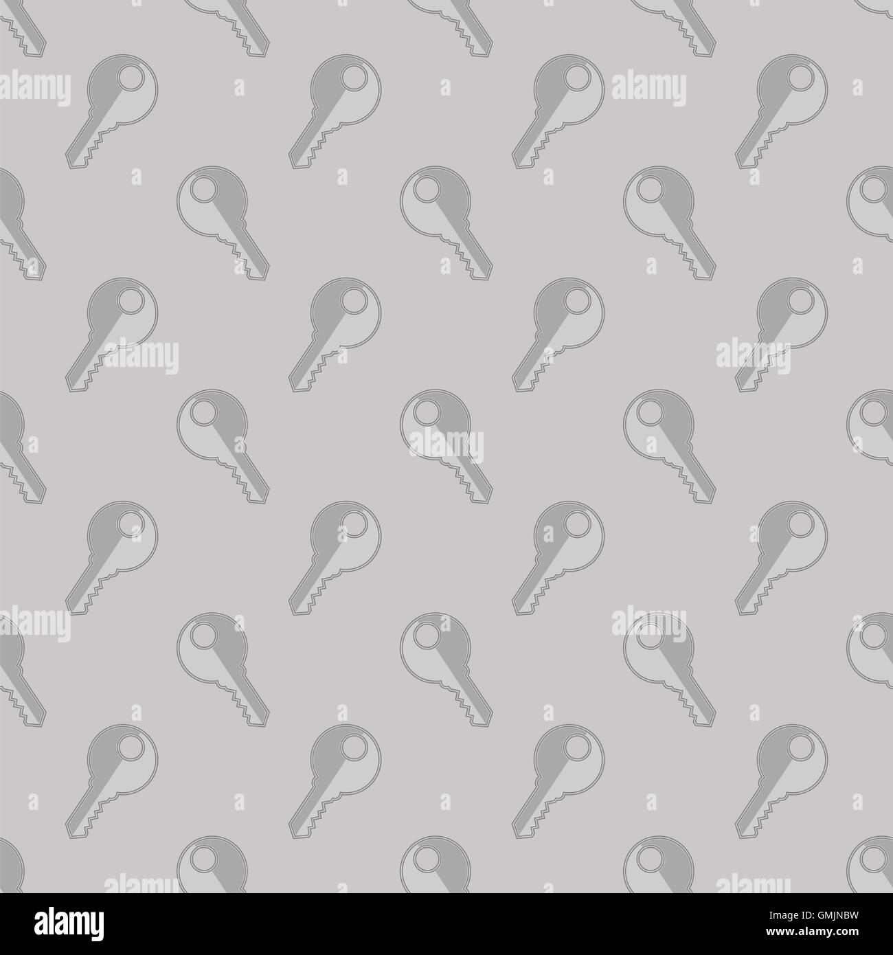 Seamless Grey Key Pattern Stock Photo - Alamy