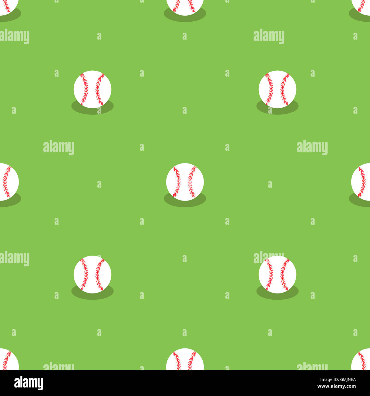 Baseball Seamless Pattern. Sport Background Stock Photo - Alamy