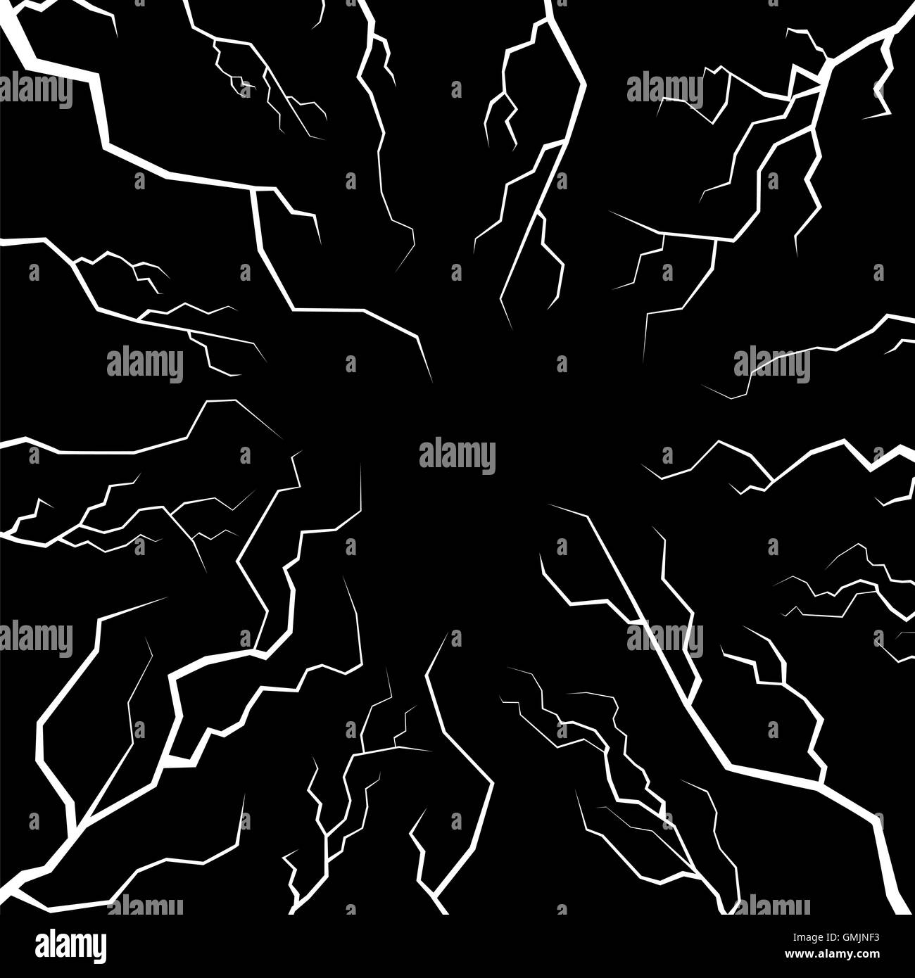 Set of Cracks for Disaster Design Stock Photo - Alamy