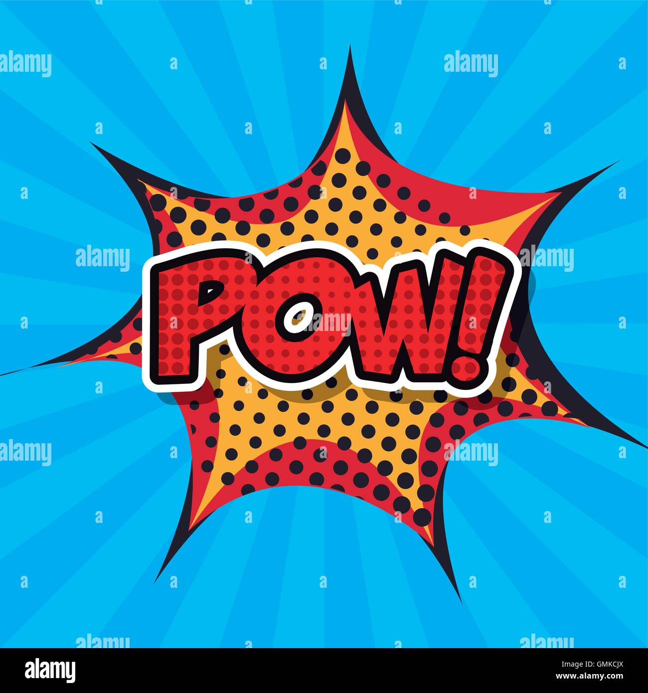 splash comic isolated icon Stock Vector Image & Art - Alamy