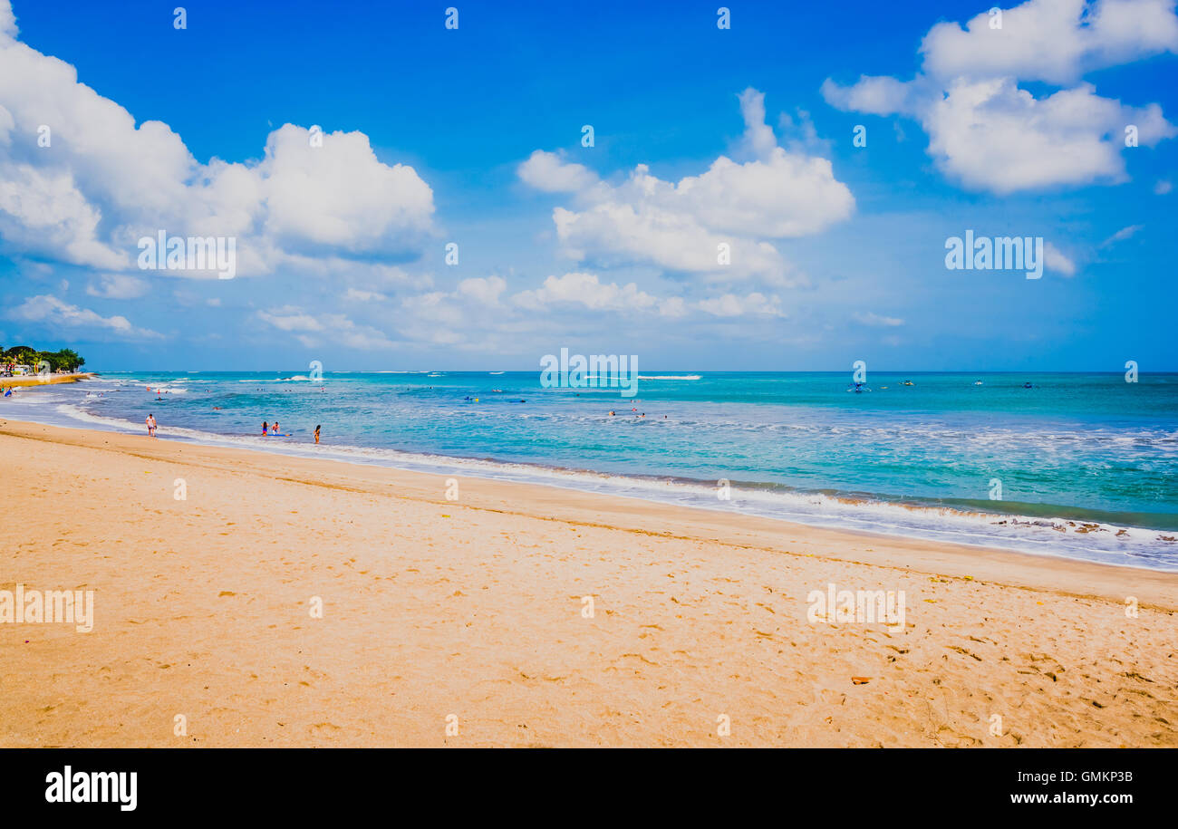 The Kuta beach in Bali Indonesia Stock Photo - Alamy