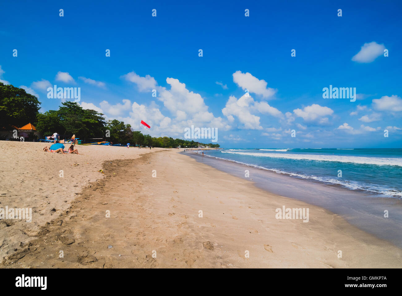 The Kuta beach in Bali Indonesia Stock Photo - Alamy