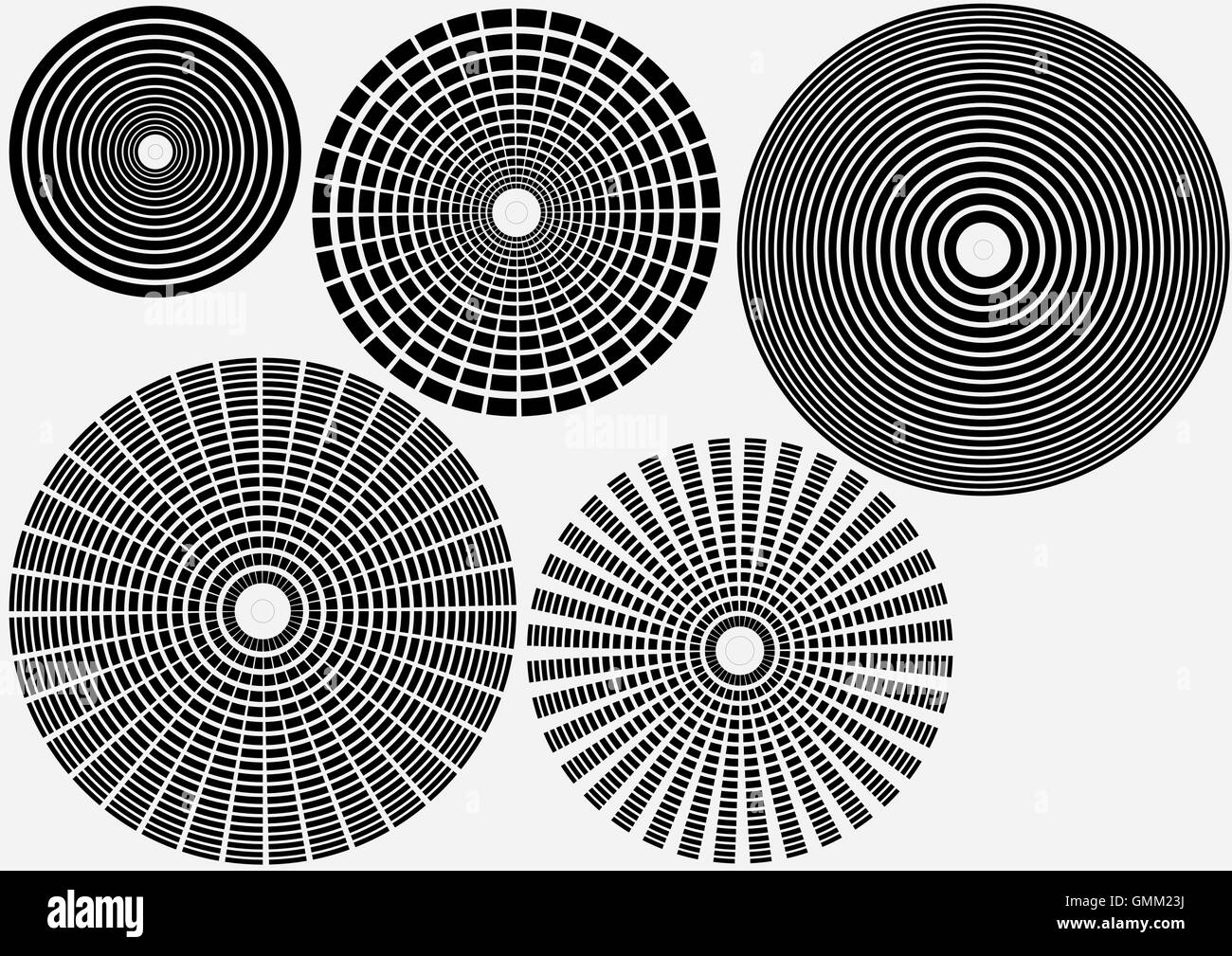 Segmented circle Stock Vector Images - Alamy