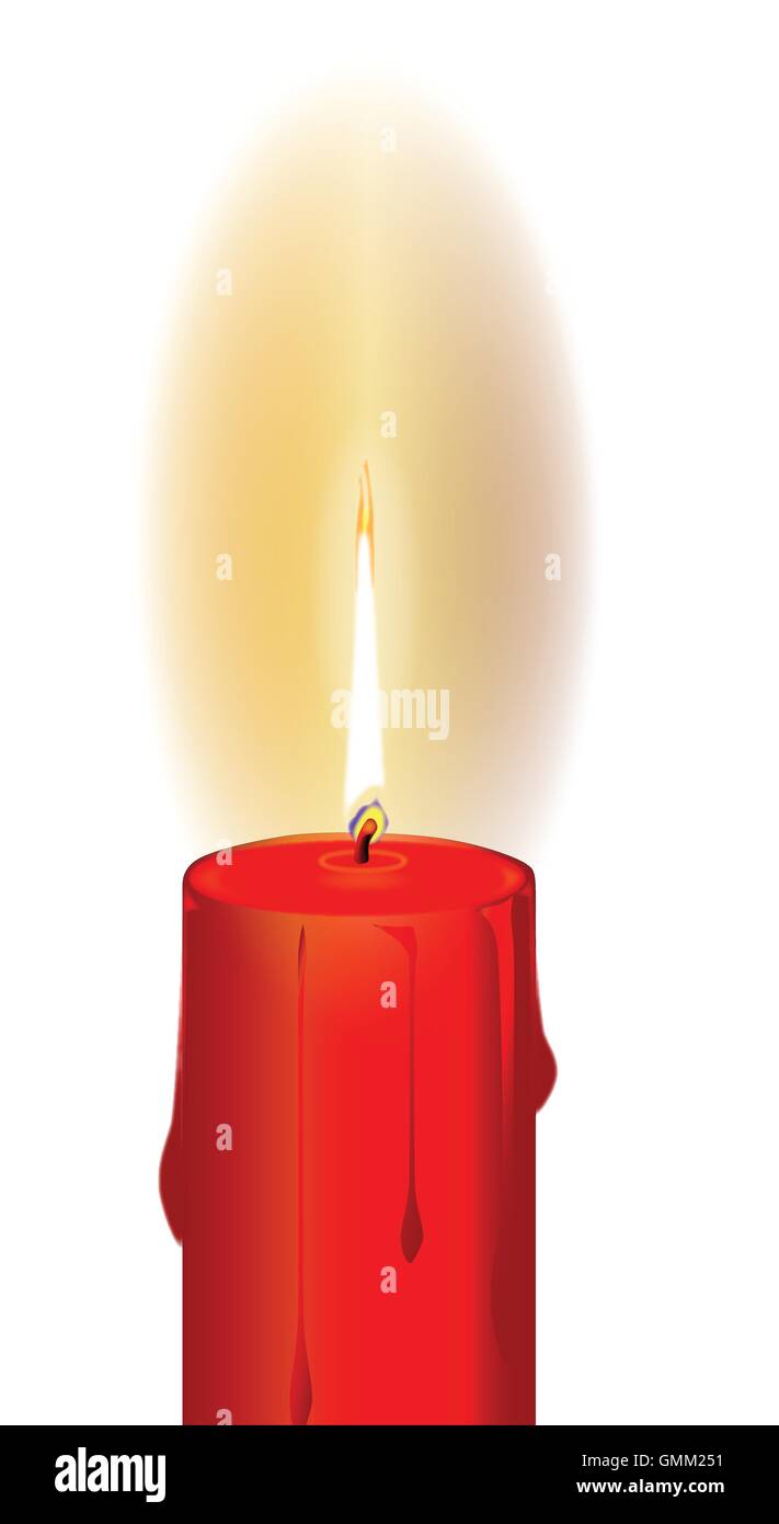 Fire flame candles isolated Stock Vector Images - Alamy