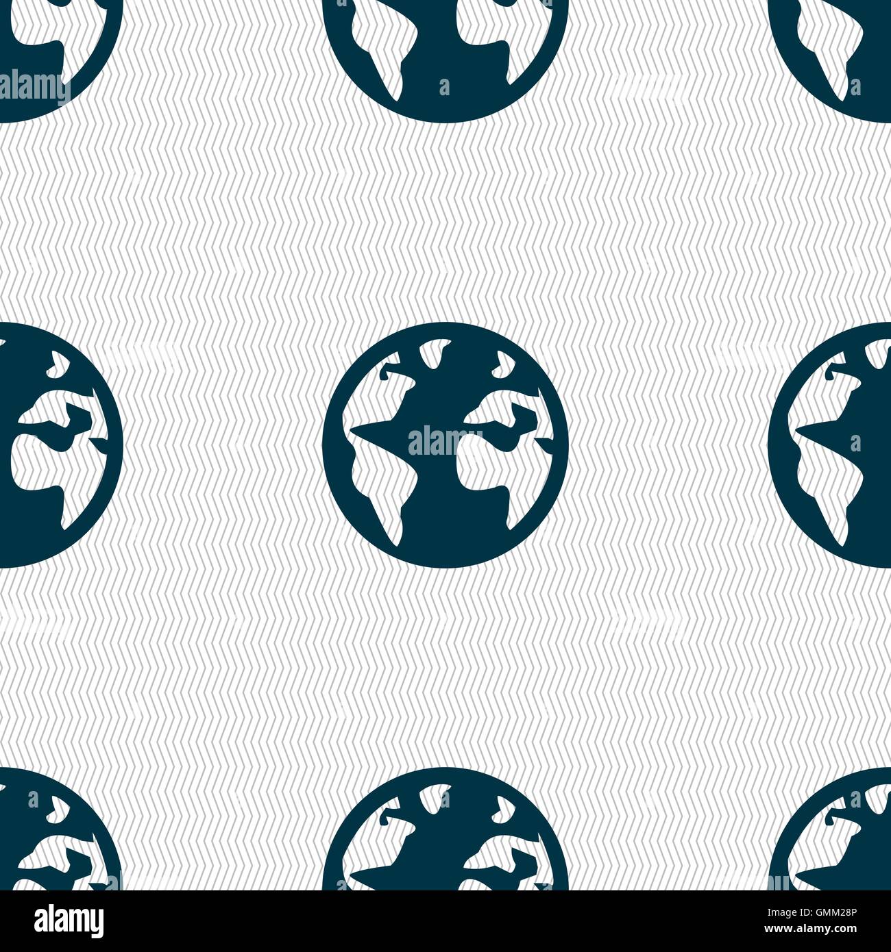 Globe sign icon. World map geography symbol. Globes on stand for ...