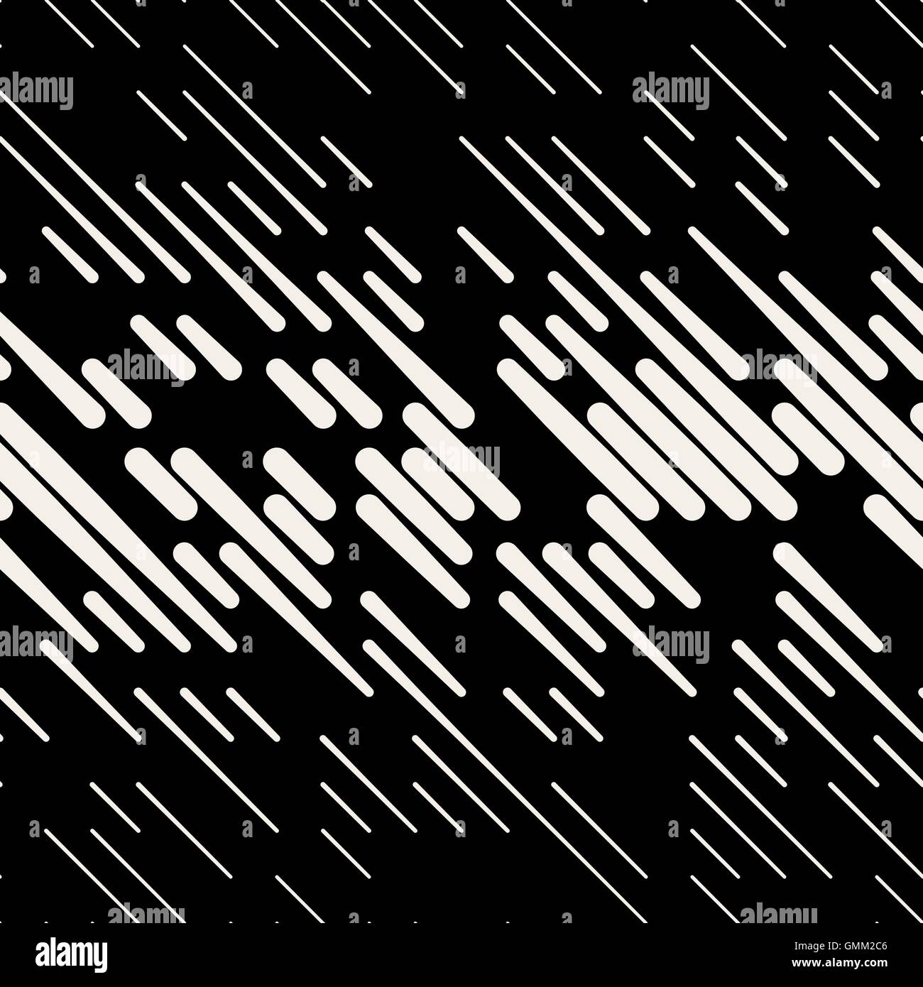 Vector Seamless Dash Diagonal Parallel Line Halfton Pattern Stock ...