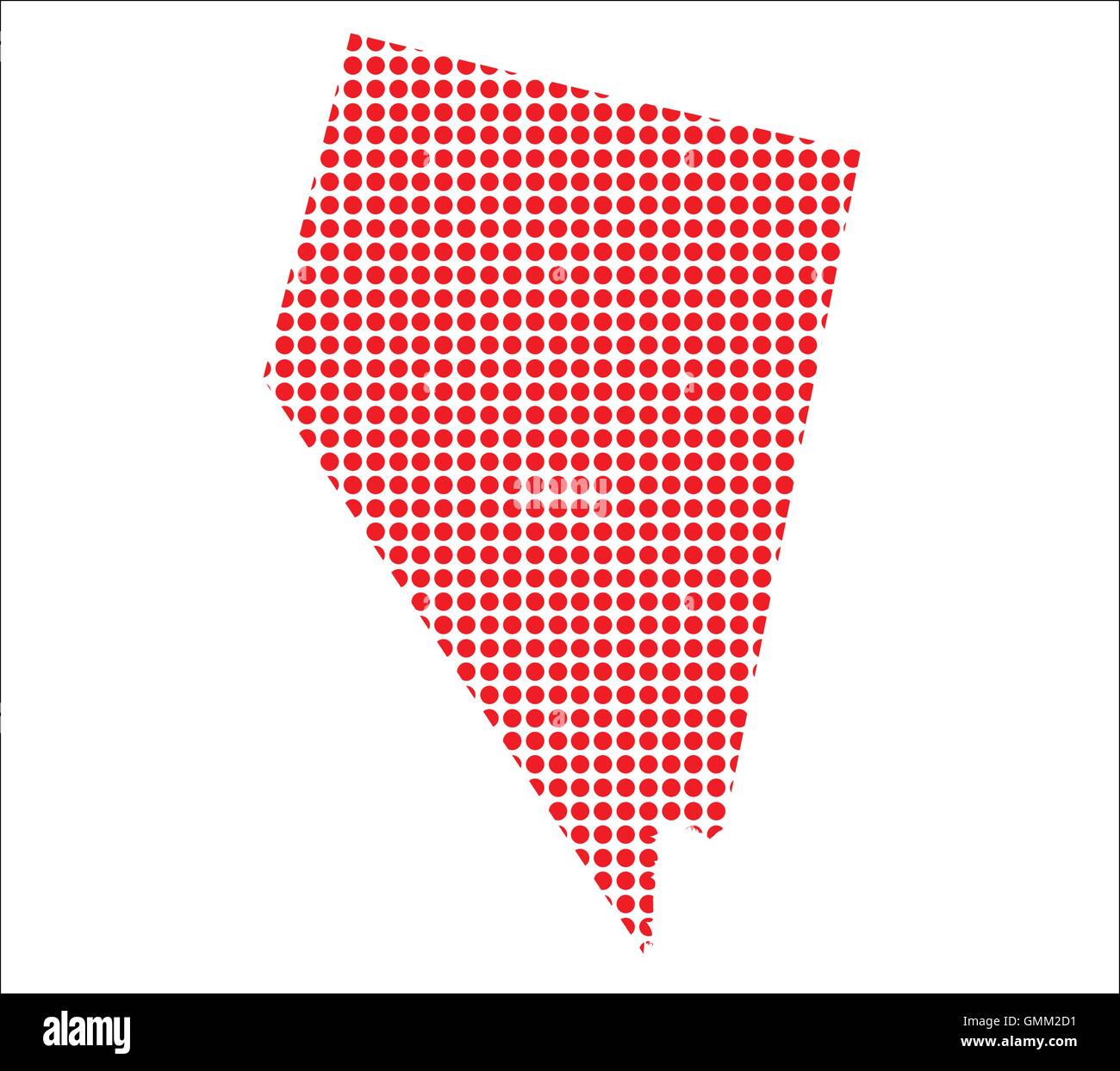 Red Dot Map of Nevada Stock Vector Image & Art - Alamy