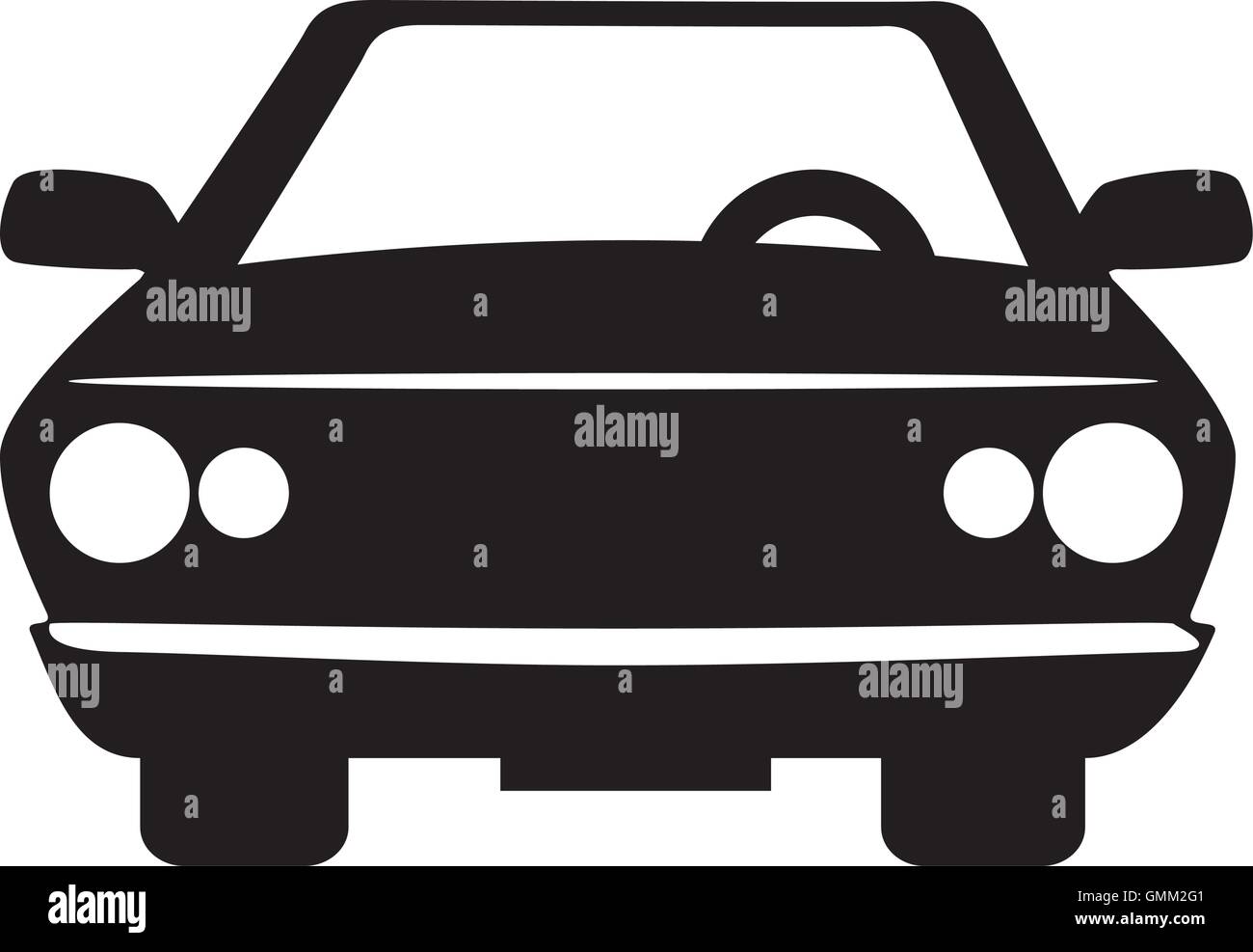 car vehicle front view Stock Vector Image & Art - Alamy