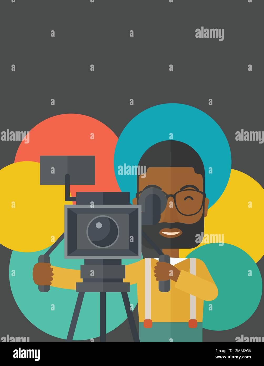 African american record video Stock Vector Images - Alamy