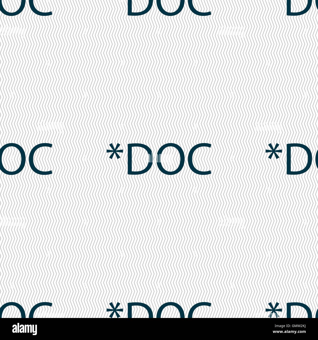 File document icon. Download doc button. Doc file extension symbol ...
