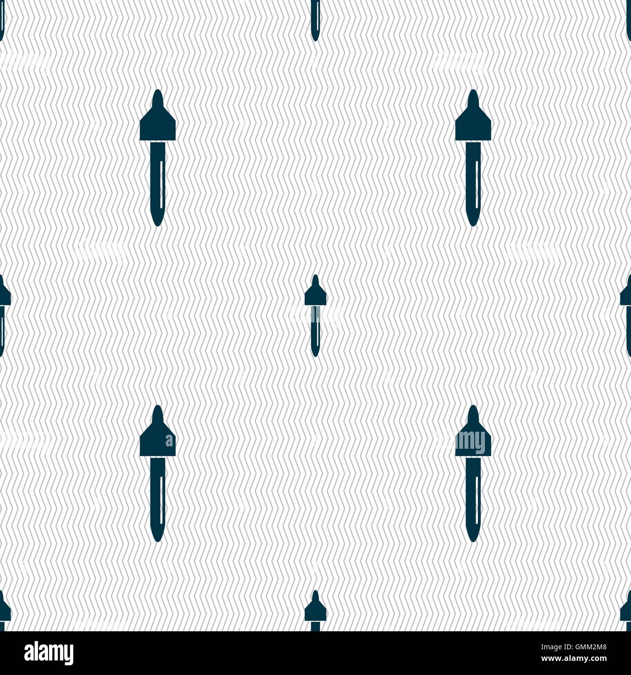 dropper sign icon. pipette symbol. Seamless abstract background with ...