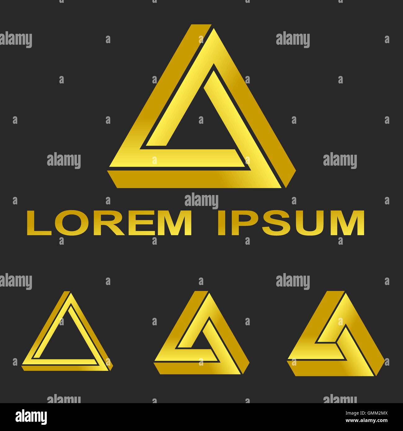 Penrose triangle hi-res stock photography and images - Alamy