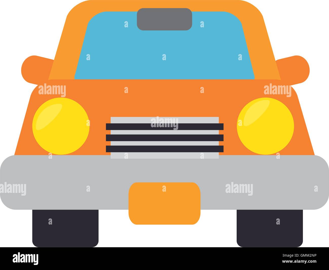 car vehicle front view Stock Vector Image & Art - Alamy