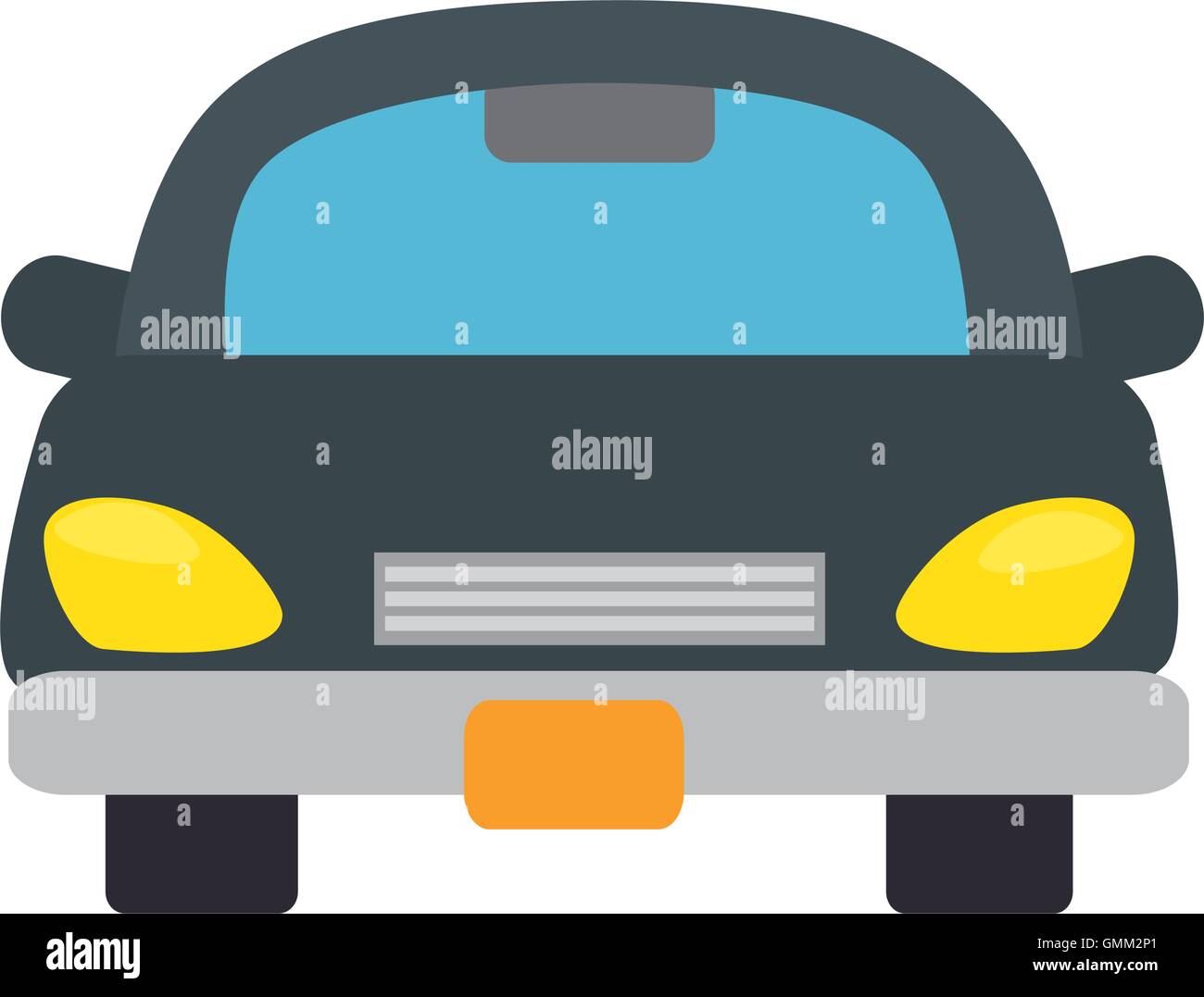 car vehicle front view Stock Vector Image & Art - Alamy