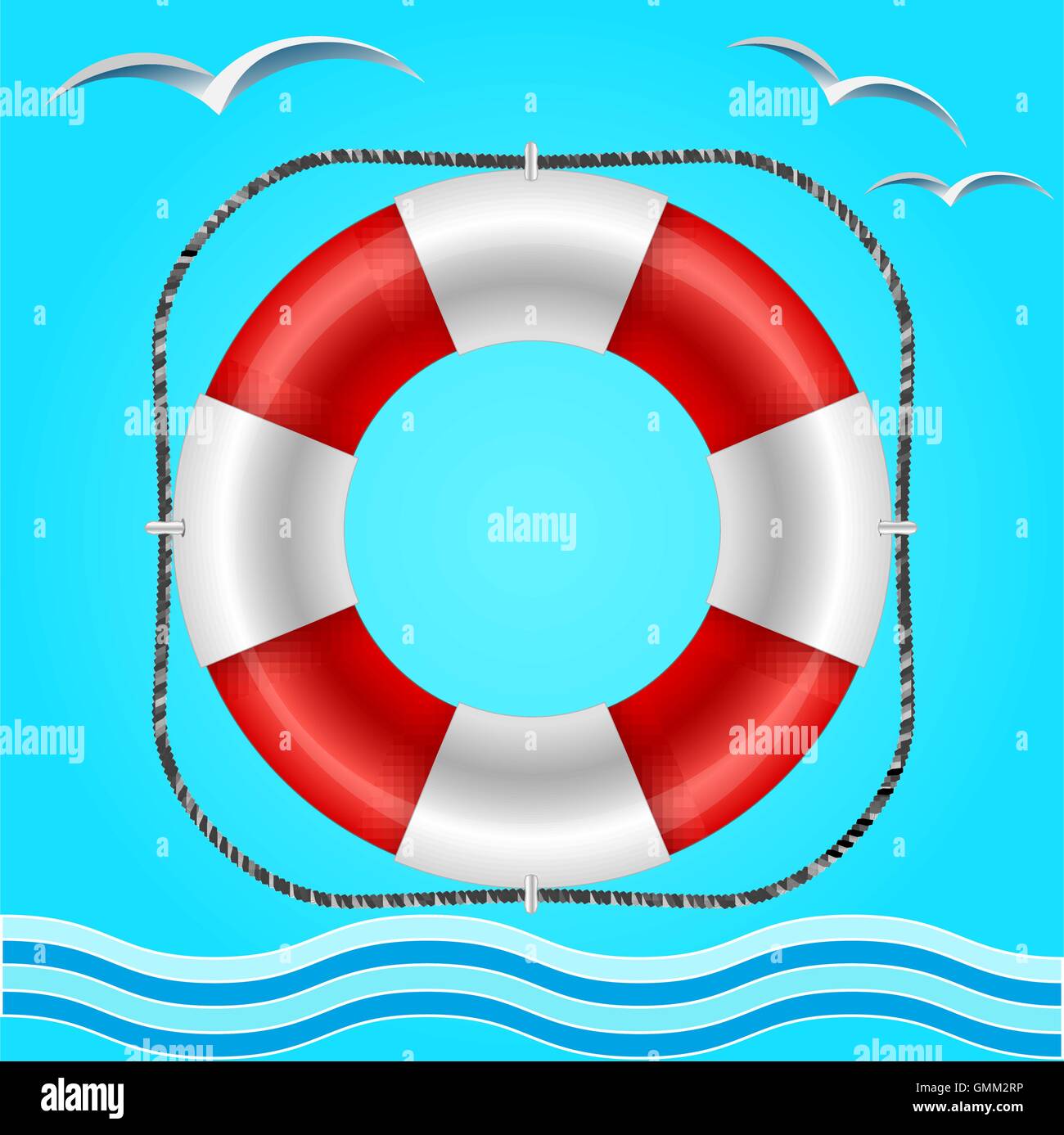 Rescue circle for help in water Stock Vector Image & Art - Alamy