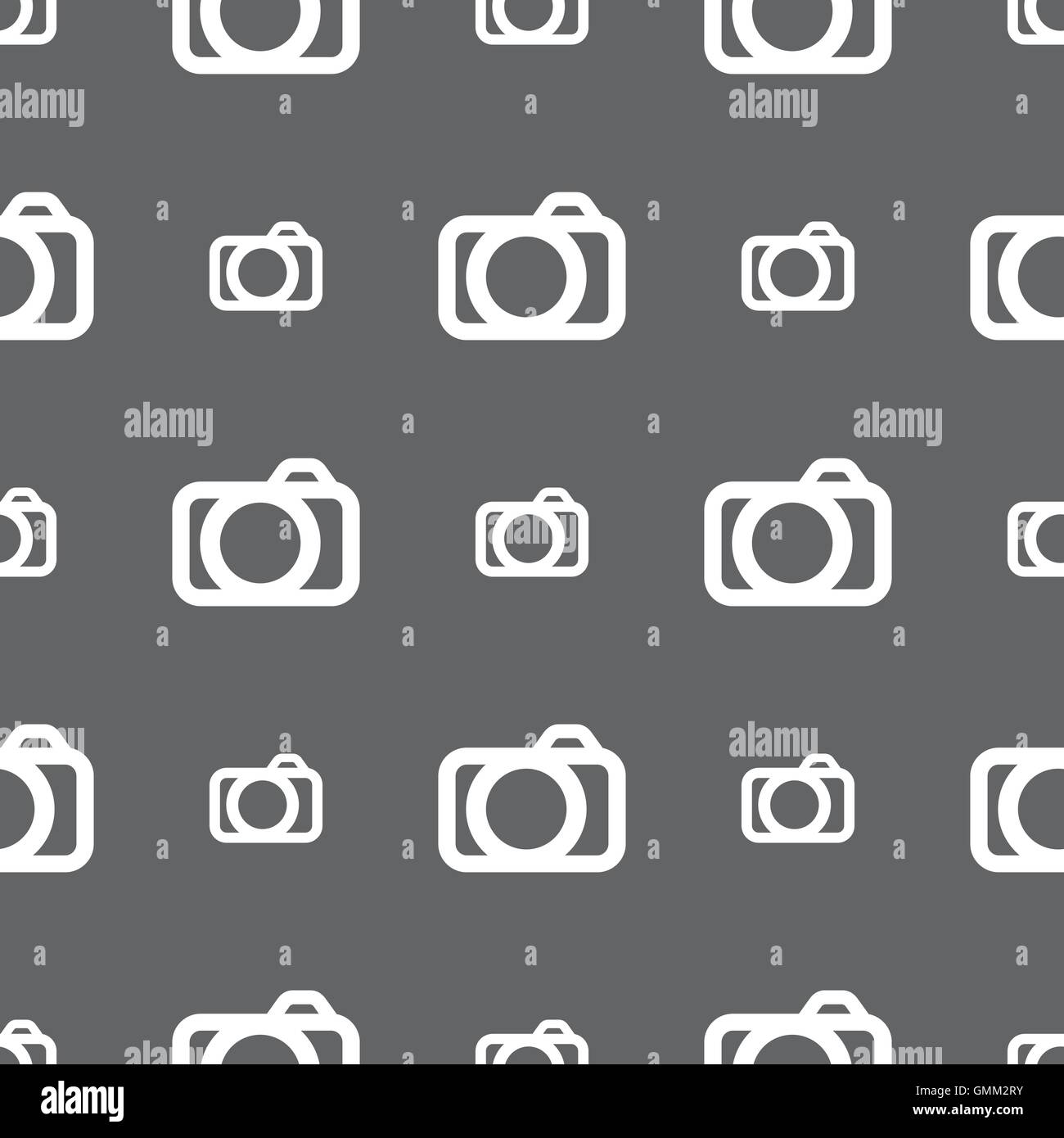 Race Flag Finish icon sign. Seamless pattern on a gray background ...