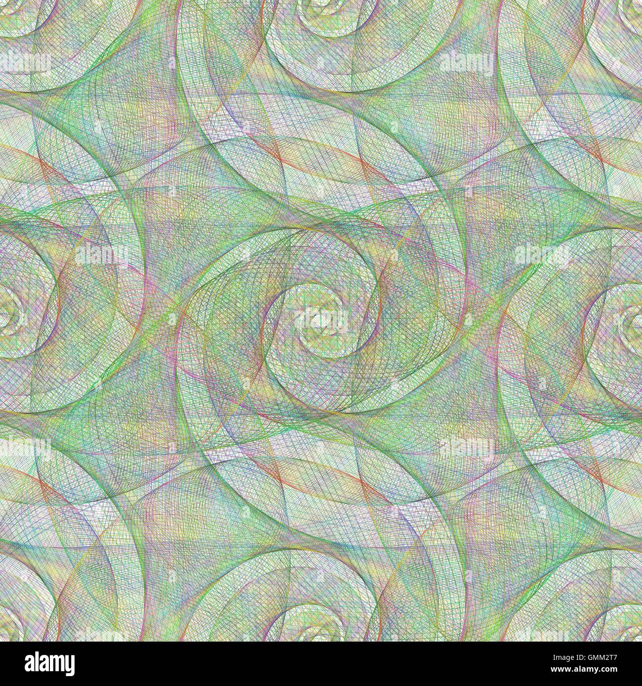 Colorful wire spiral pattern Stock Vector Image & Art - Alamy