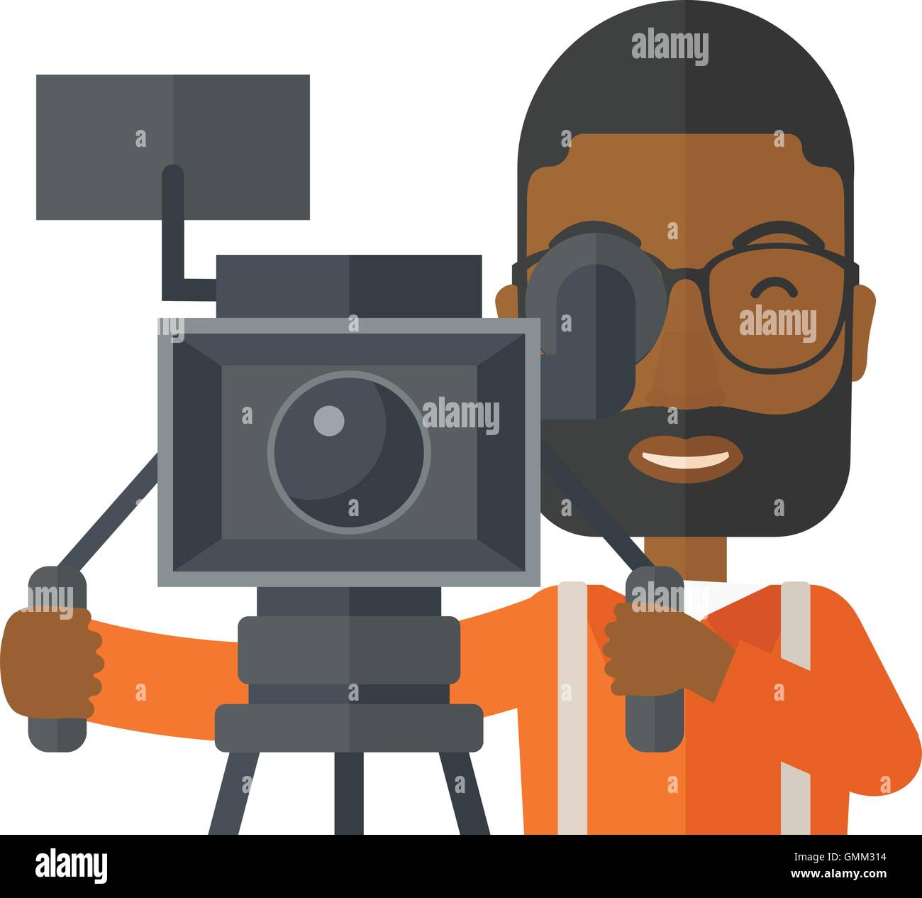 African american record video Stock Vector Images - Alamy