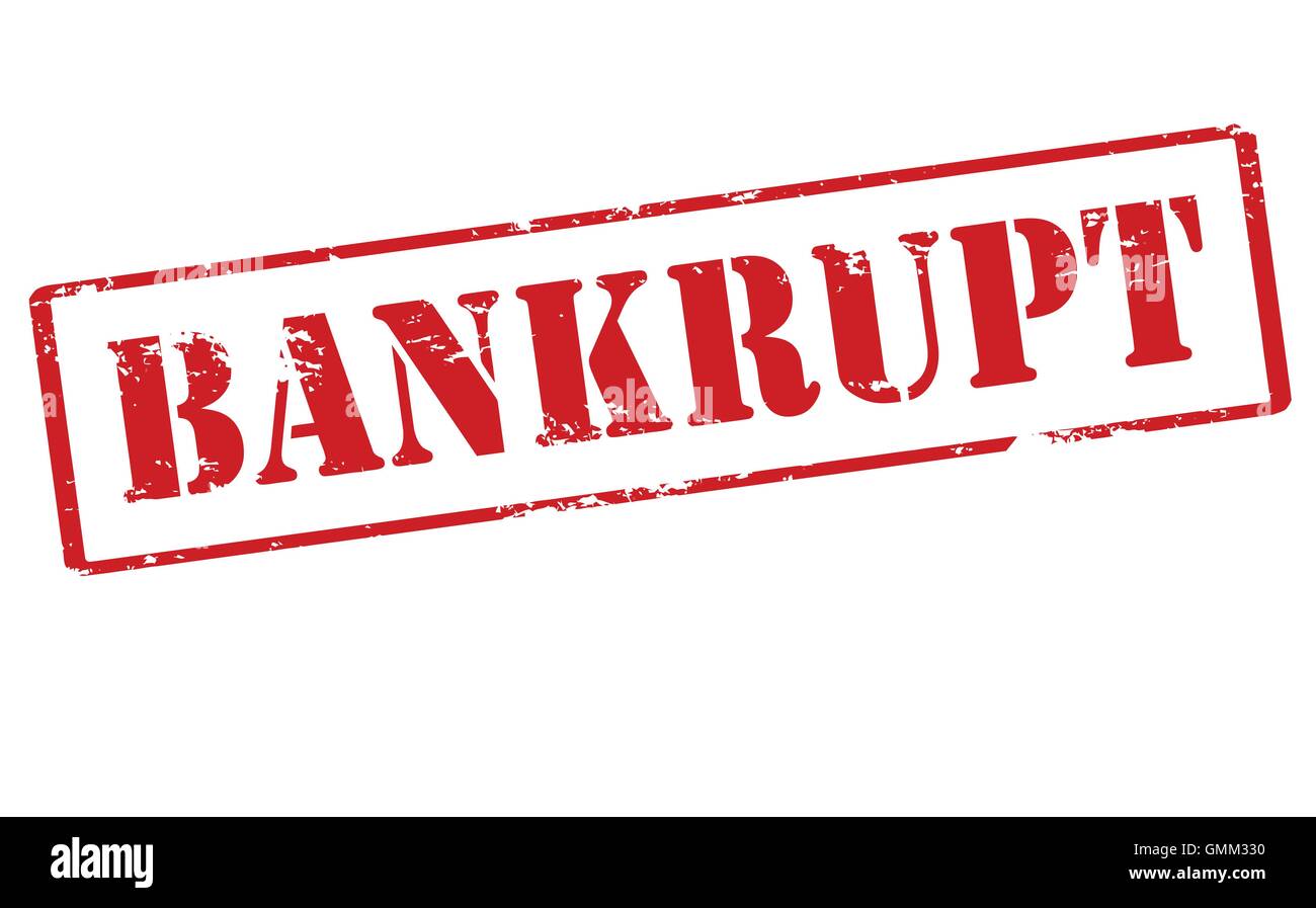 Bankrupt stamp hi-res stock photography and images - Alamy