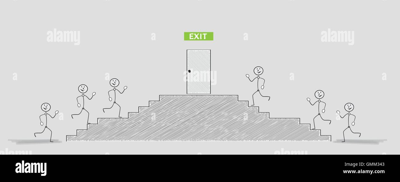 Emergency exit stairs hi-res stock photography and images - Alamy