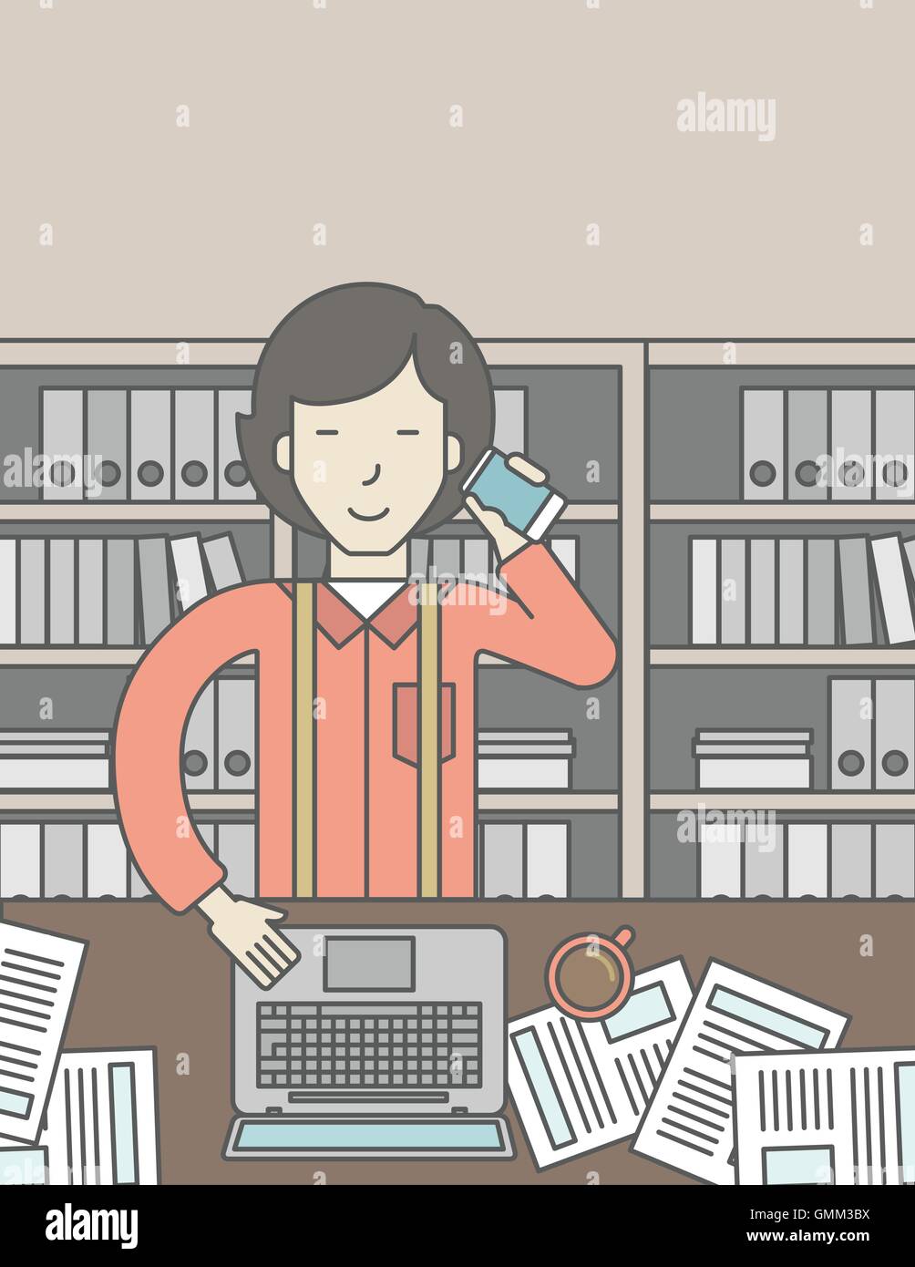 Male professional smiling speaking Stock Vector Images - Alamy