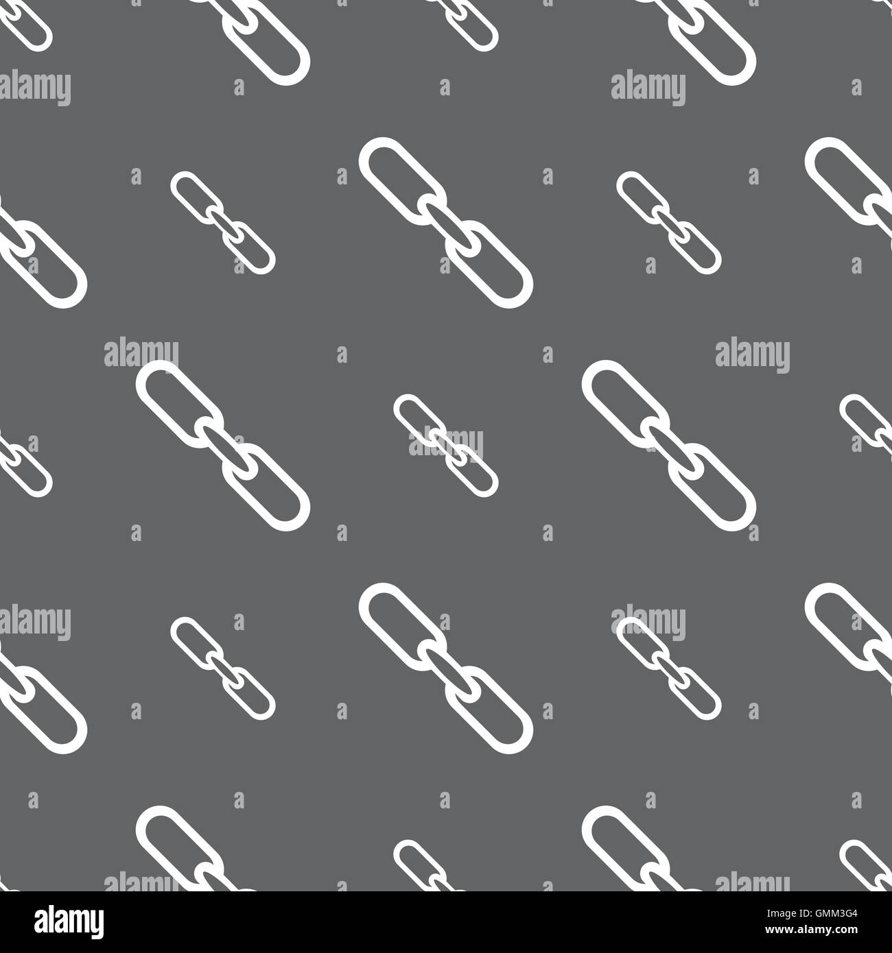 Link sign icon. Hyperlink chain symbol. Seamless pattern on a gray ...