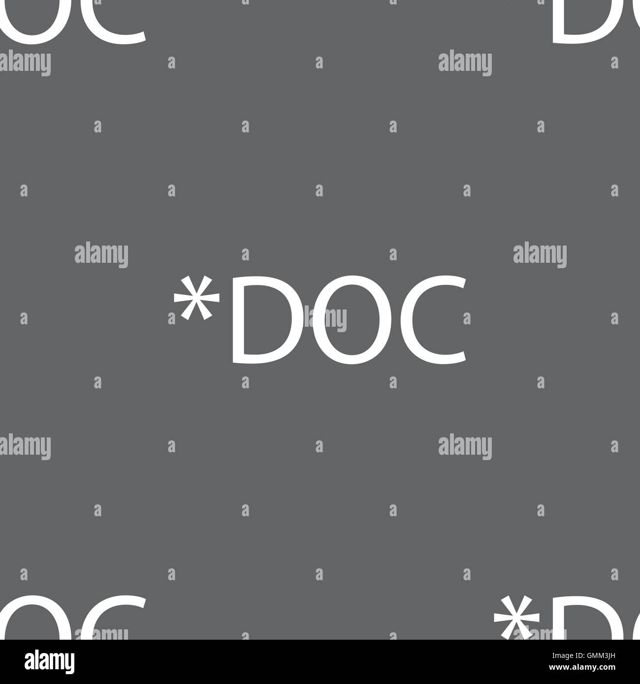 File document icon. Download doc button. Doc file extension symbol ...