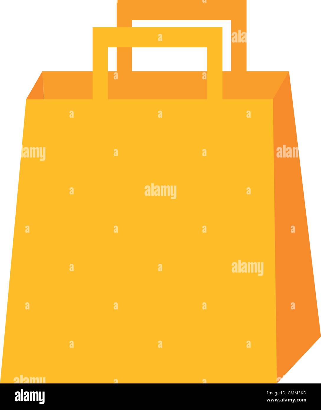 shopping yellow bag Stock Vector Image & Art - Alamy