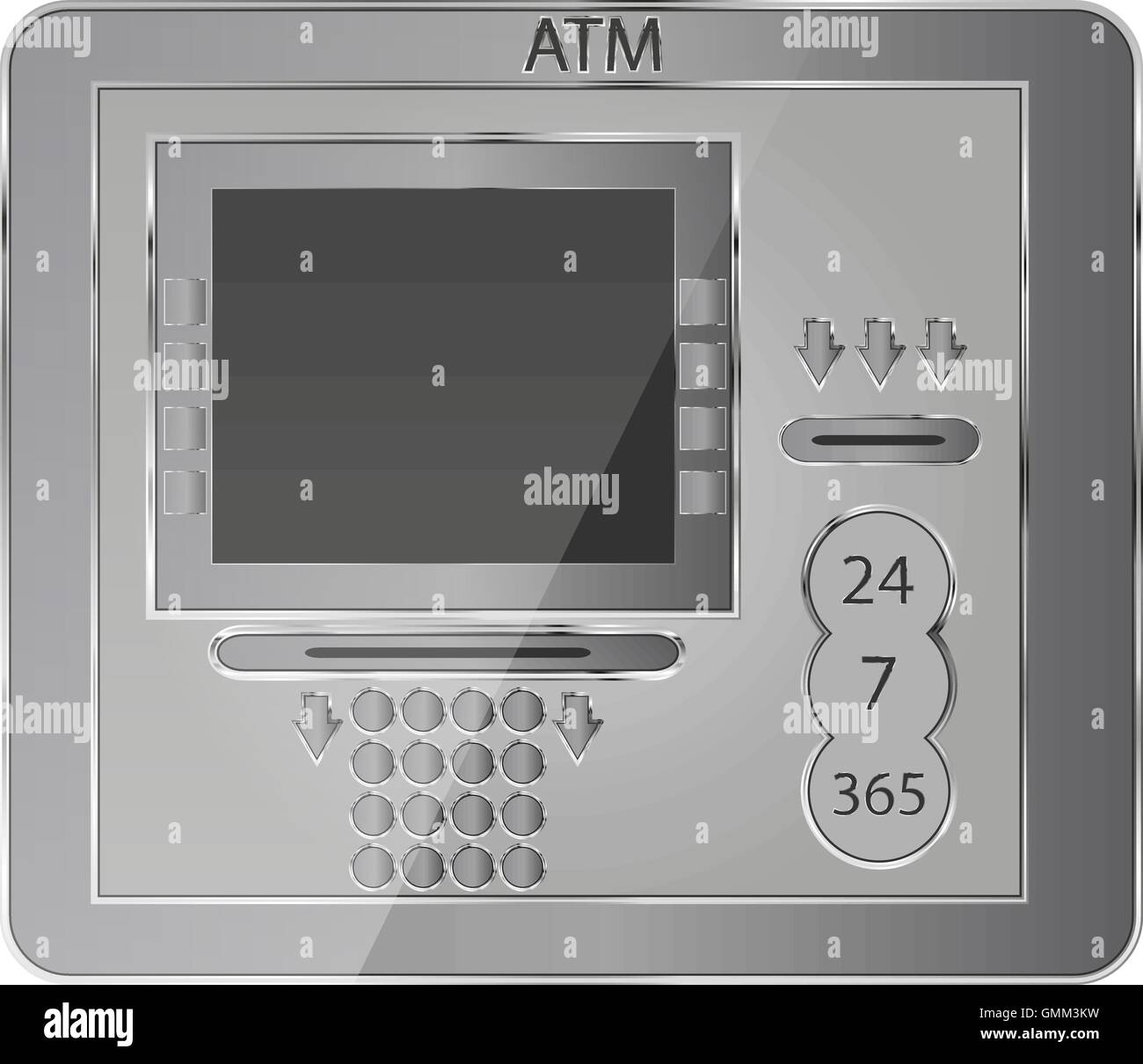 ATM icon, vector illustration Stock Vector Image & Art - Alamy