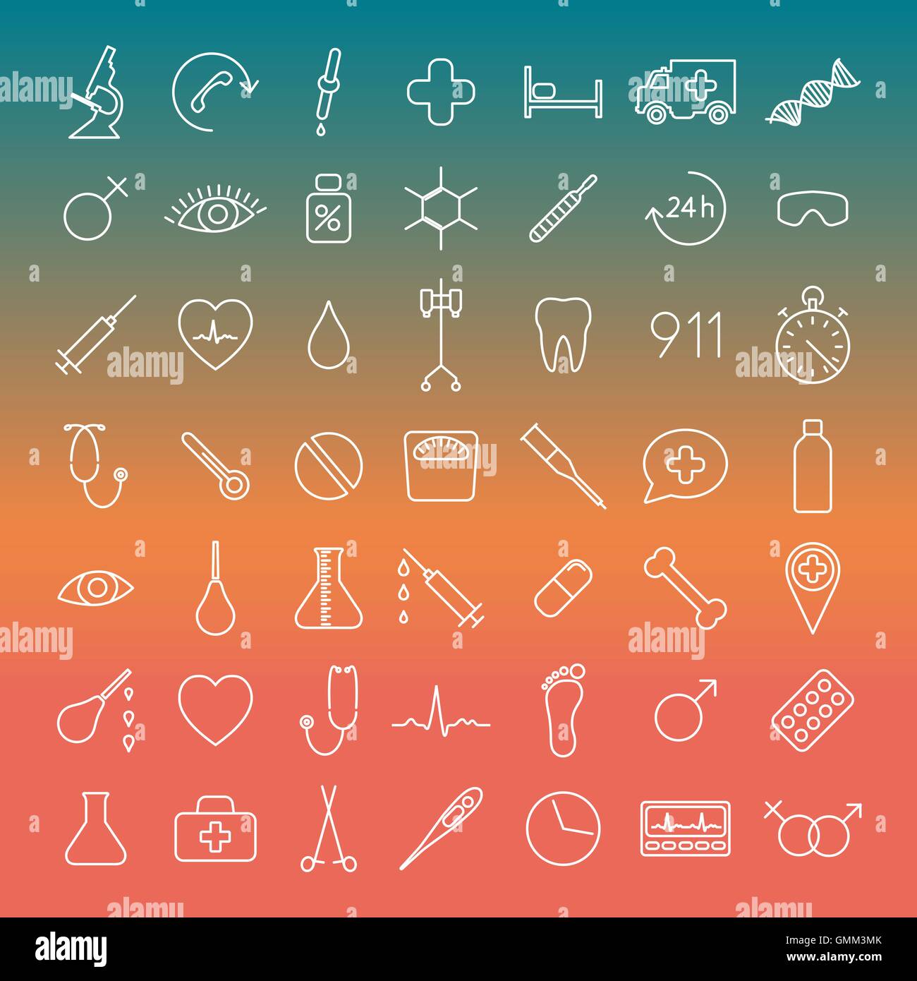 Medical icons, vector illustration Stock Vector Image & Art - Alamy