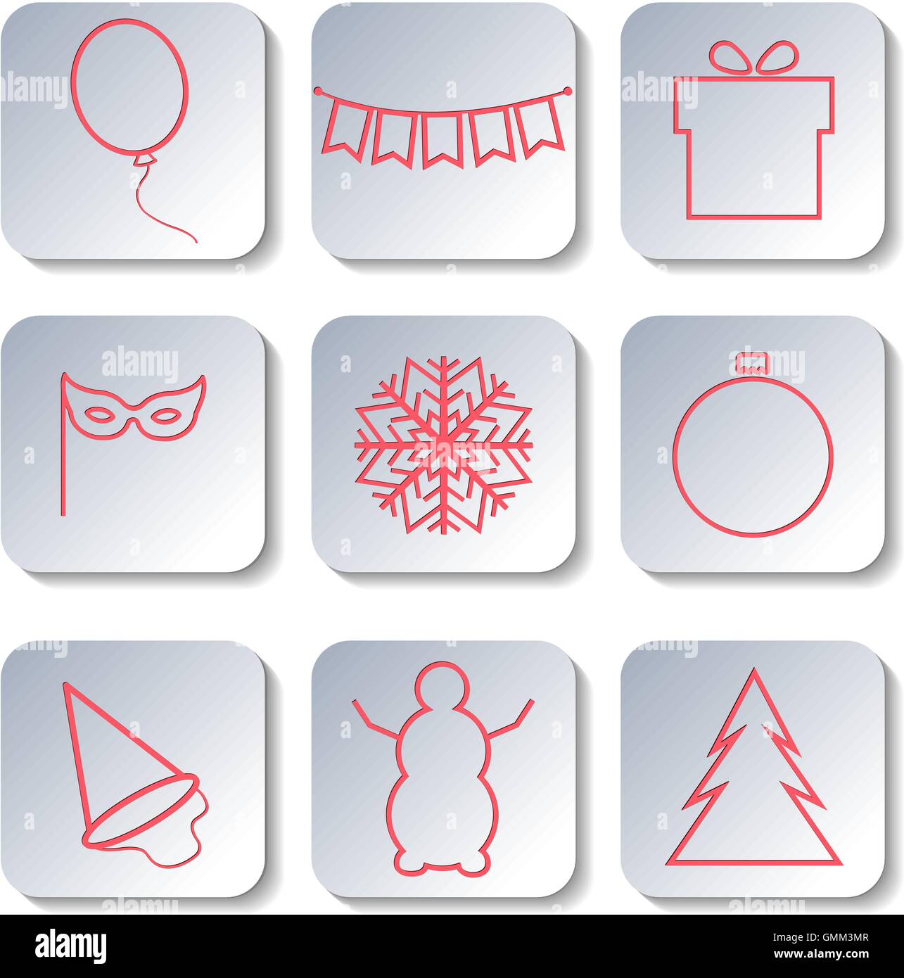 New year party gift Stock Vector Images - Alamy