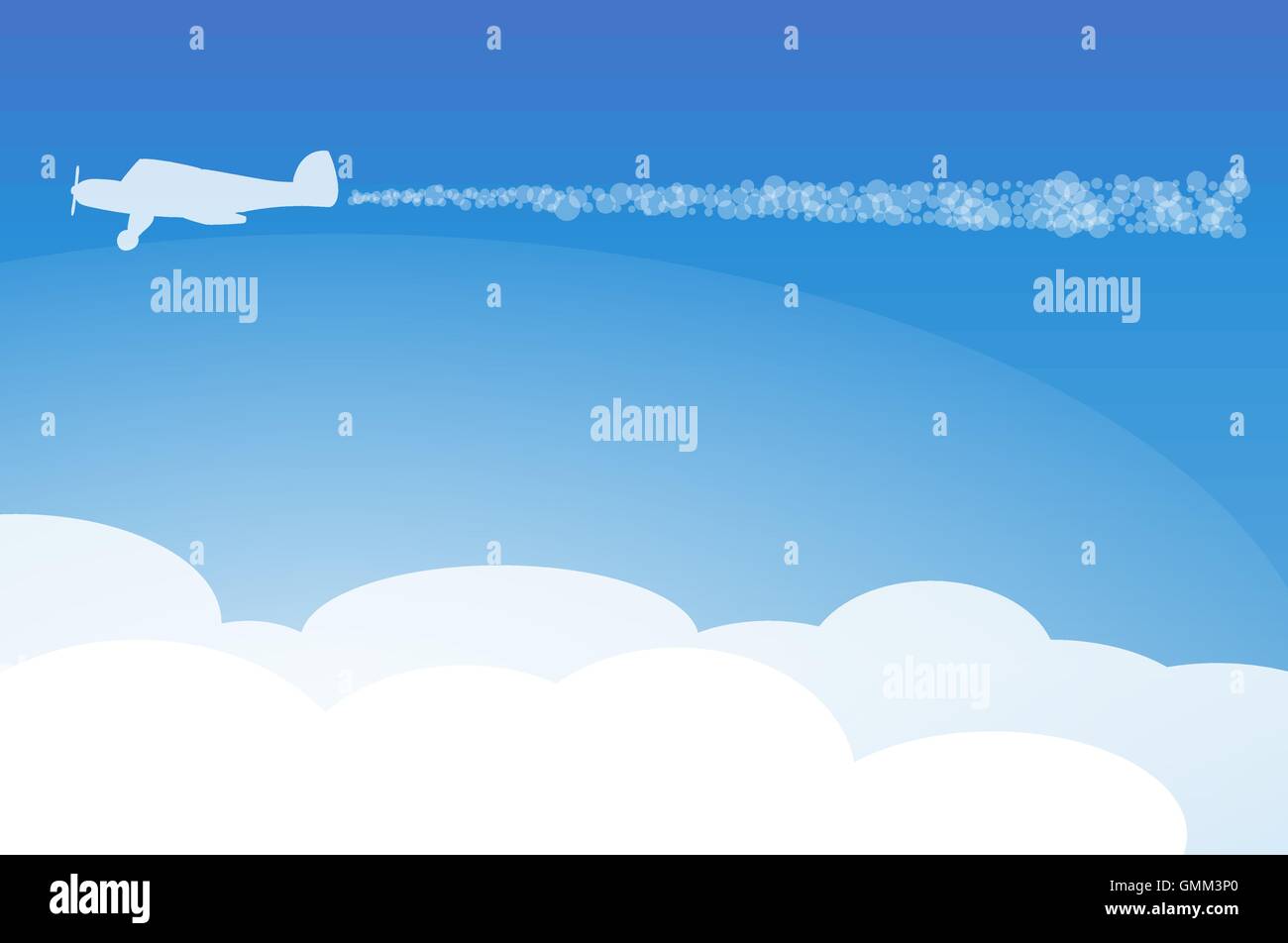 plane and clouds Stock Vector Image & Art - Alamy