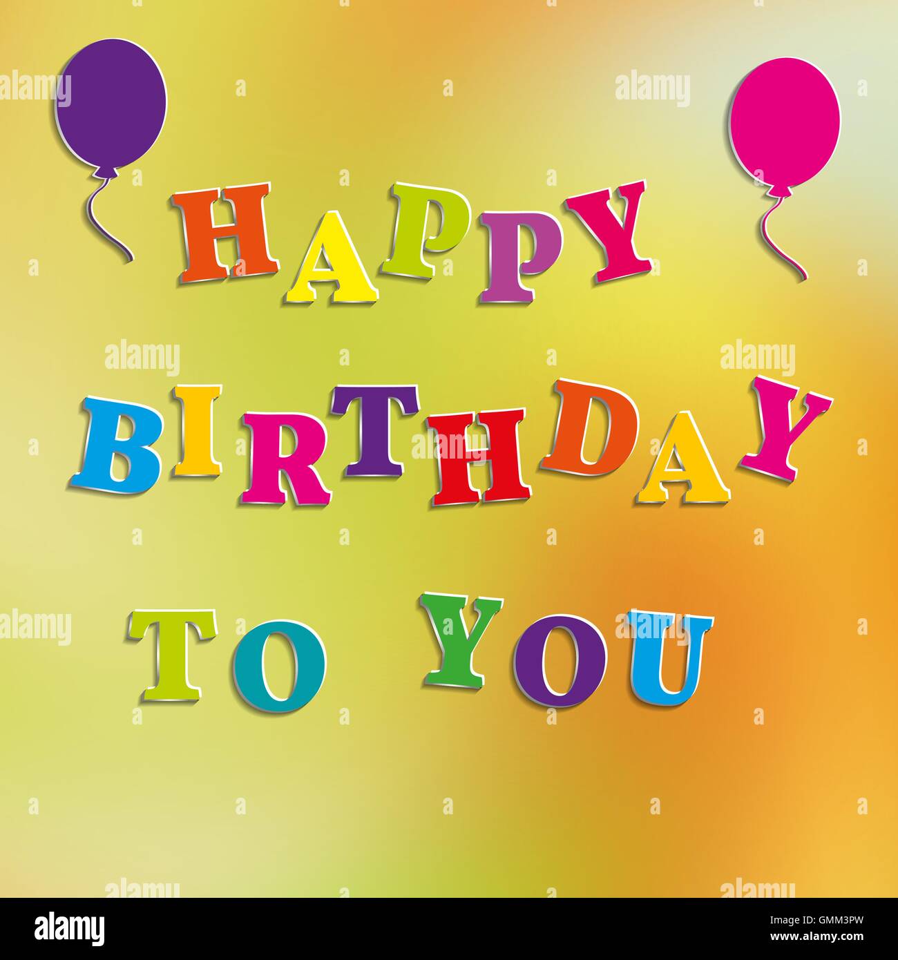 Blurred background happy birthday, vector illustration Stock Vector ...